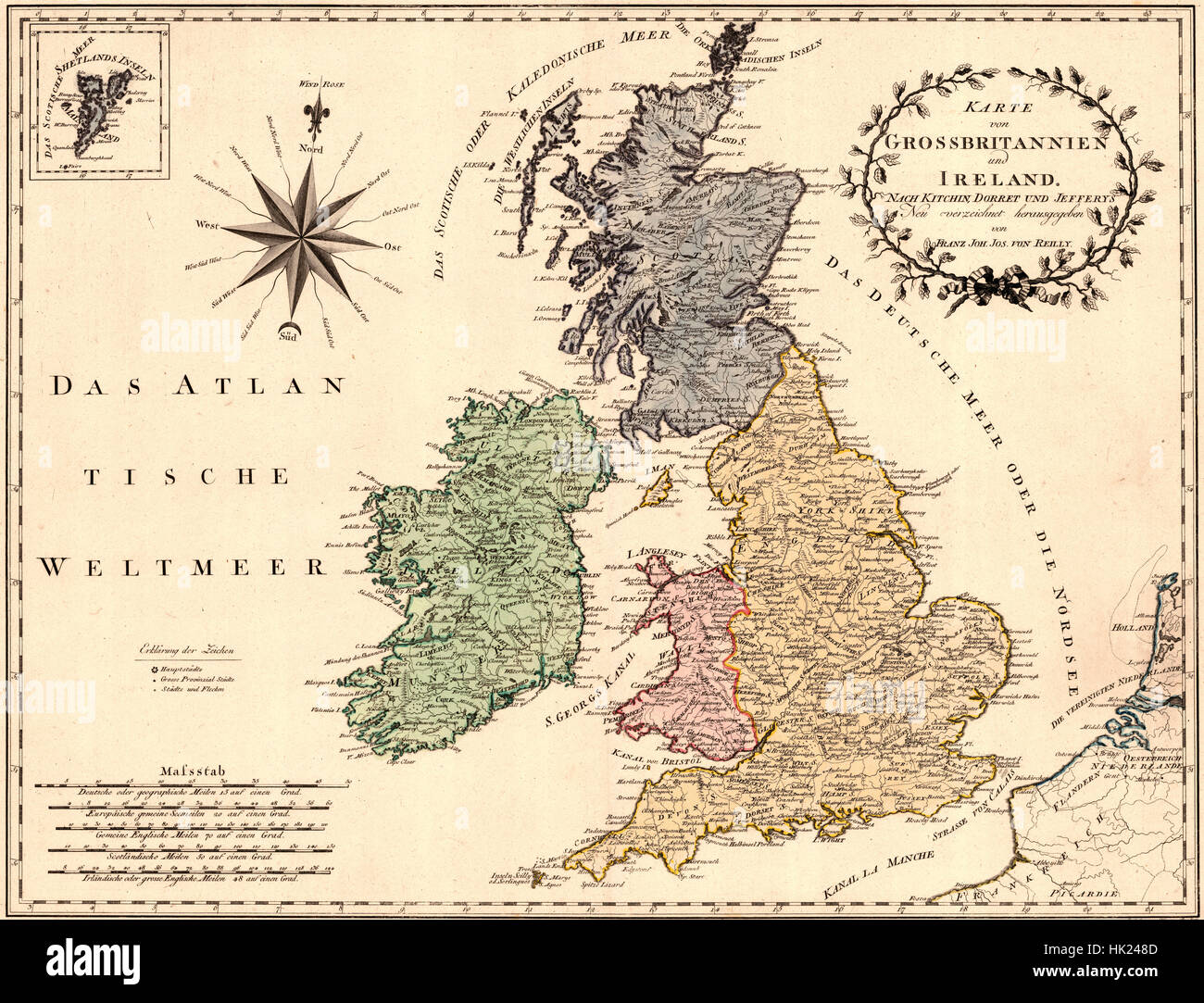 Old britain map immagini e fotografie stock ad alta risoluzione - Alamy