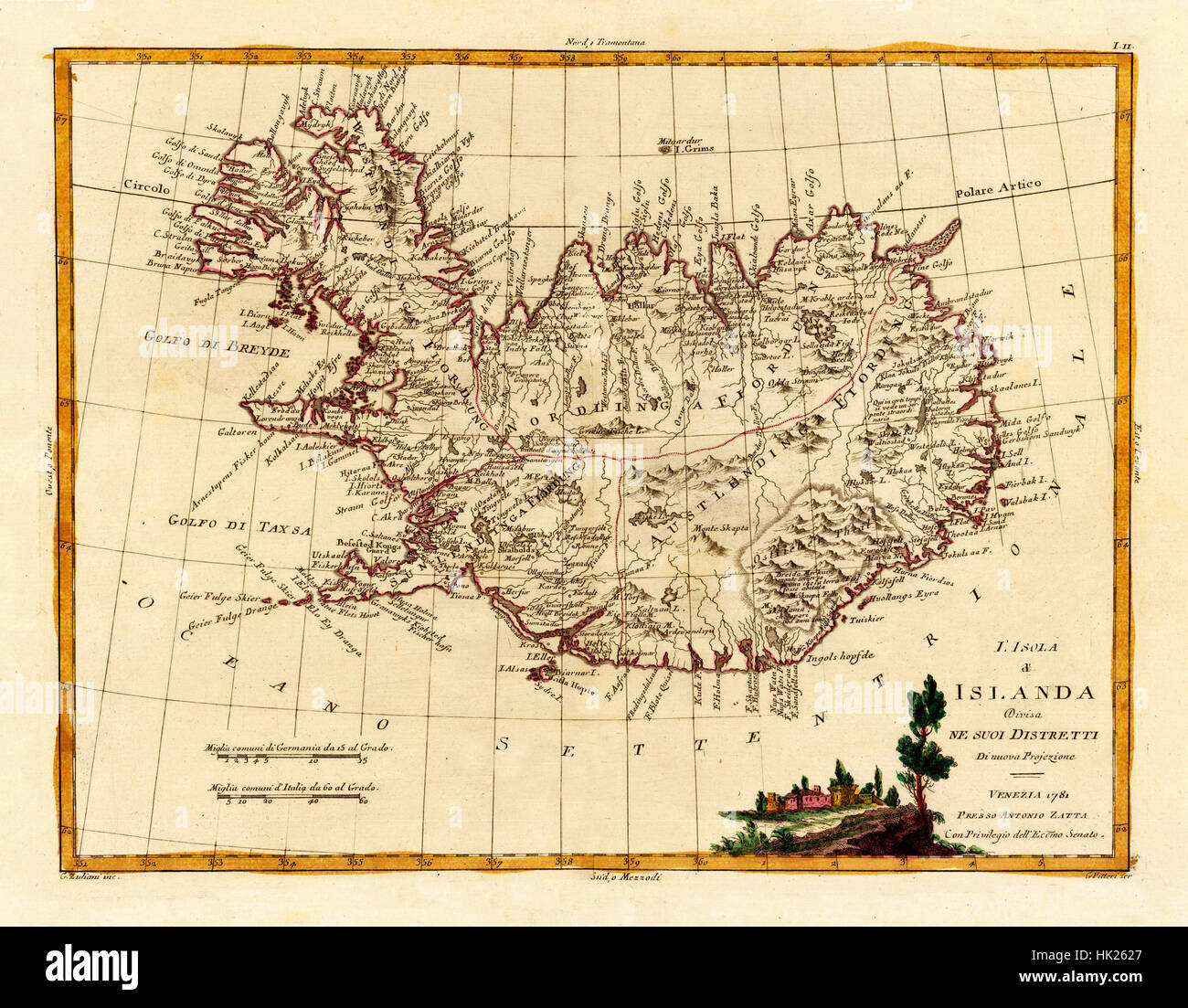 Islanda cartina immagini e fotografie stock ad alta risoluzione - Alamy