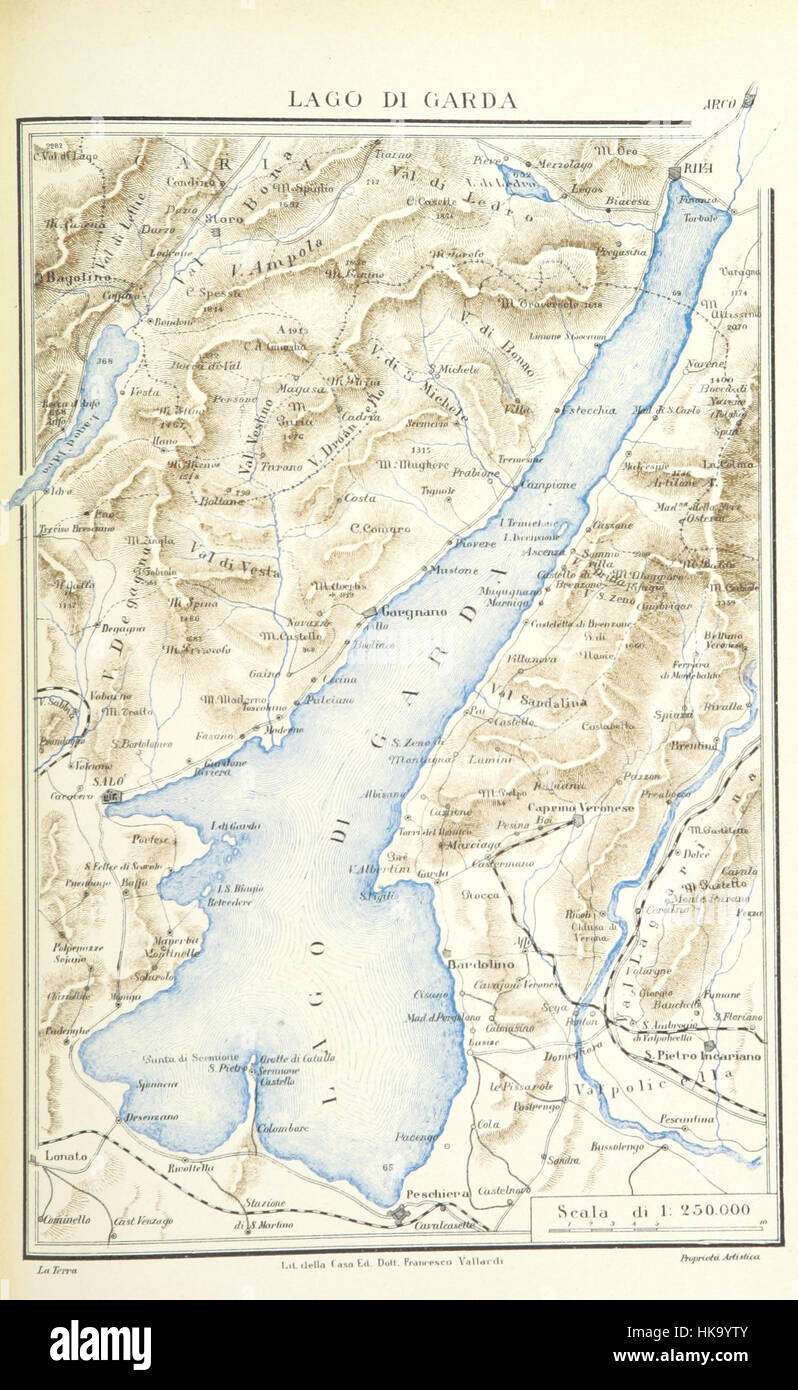 Map Lake Garda Immagini e Fotos Stock - Alamy
