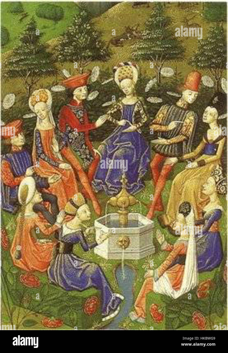 Decameron painting immagini e fotografie stock ad alta risoluzione - Alamy