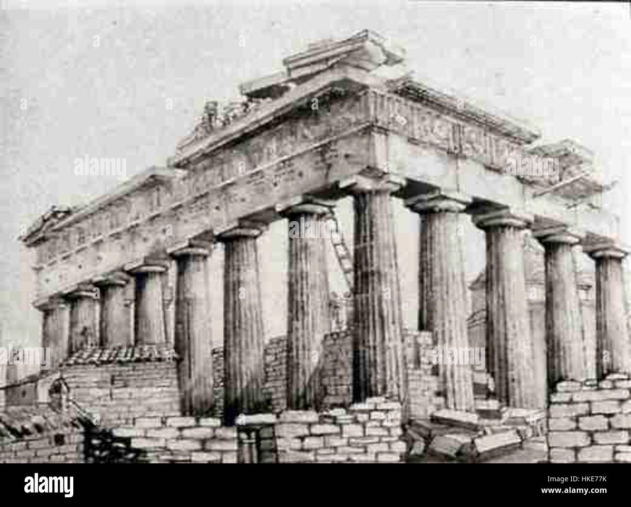 Partenone della pittura immagini e fotografie stock ad alta risoluzione ...