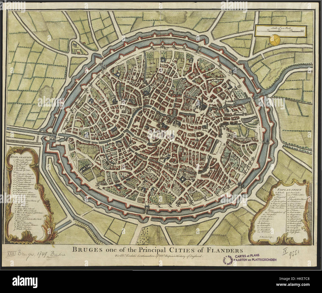 Mappa di bruges immagini e fotografie stock ad alta risoluzione - Alamy