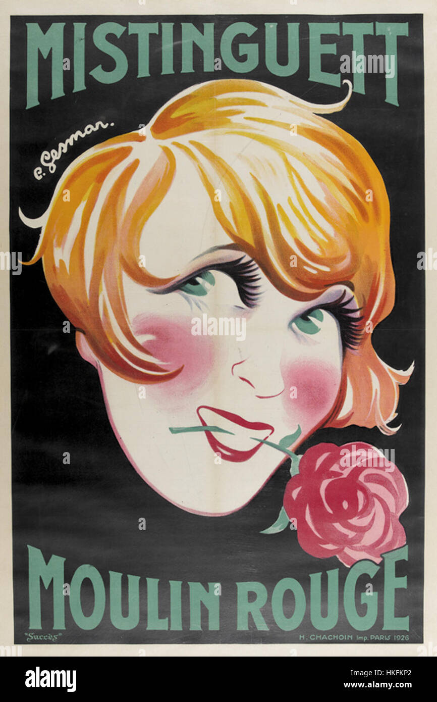 Mistinguett poster immagini e fotografie stock ad alta risoluzione - Alamy