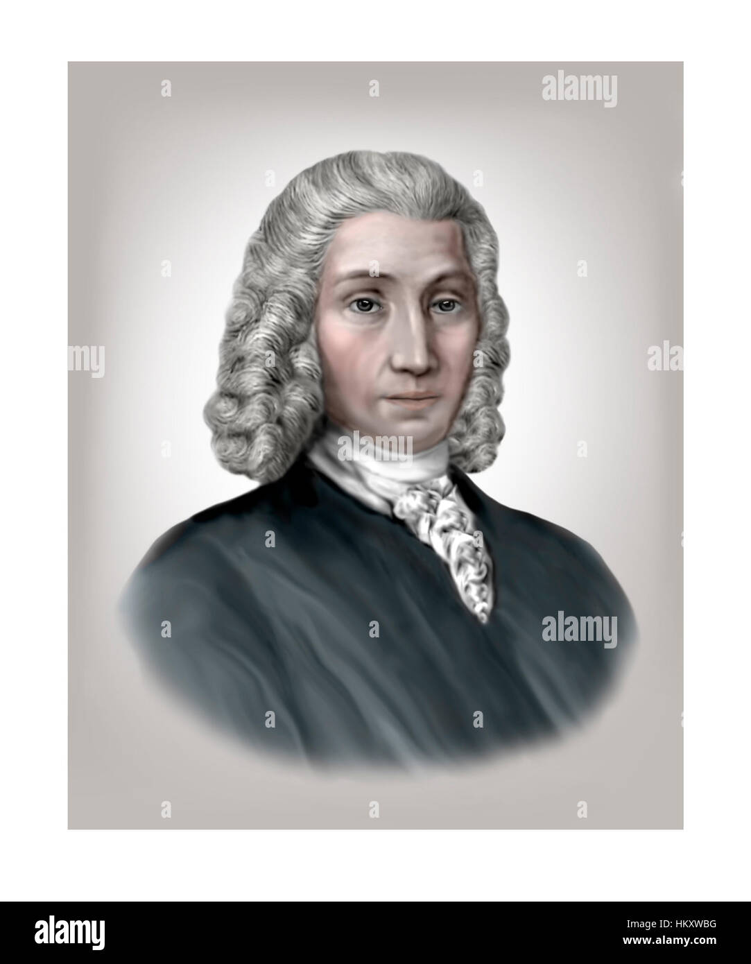 Anders Celsius, 1701-1744, astronomo e fisico, matematico Foto stock ...