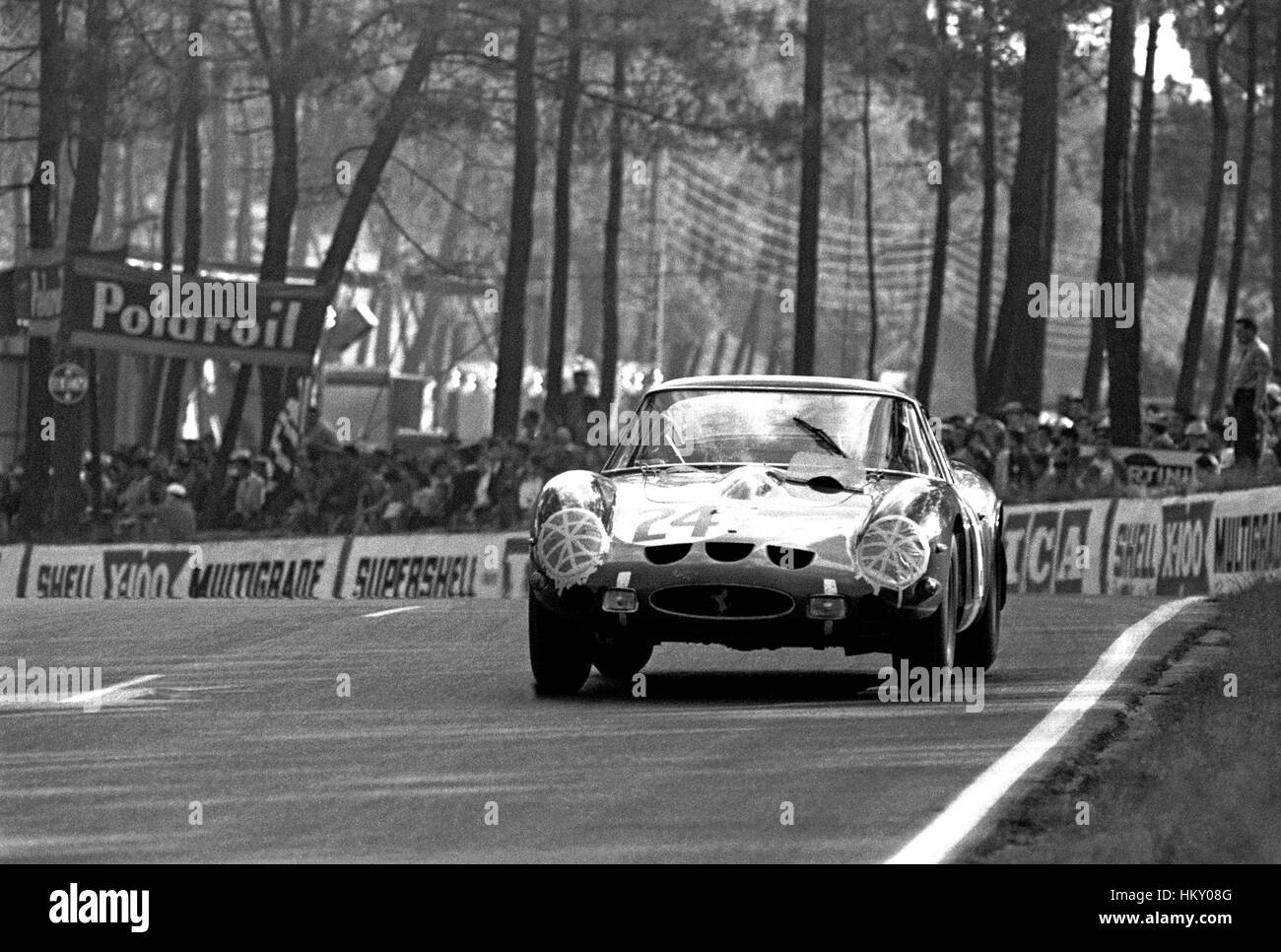 1963 Jean Blaton belga Beurlys Ferrari 250 GTO Le Mans 2 assoluto e ...