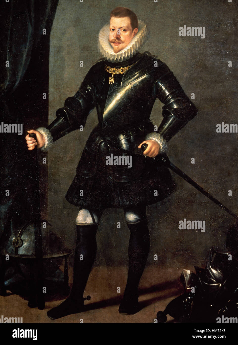 Filippo III di Spagna (1578-1621). Re di Spagna. Ritratto di Re Filippo ...