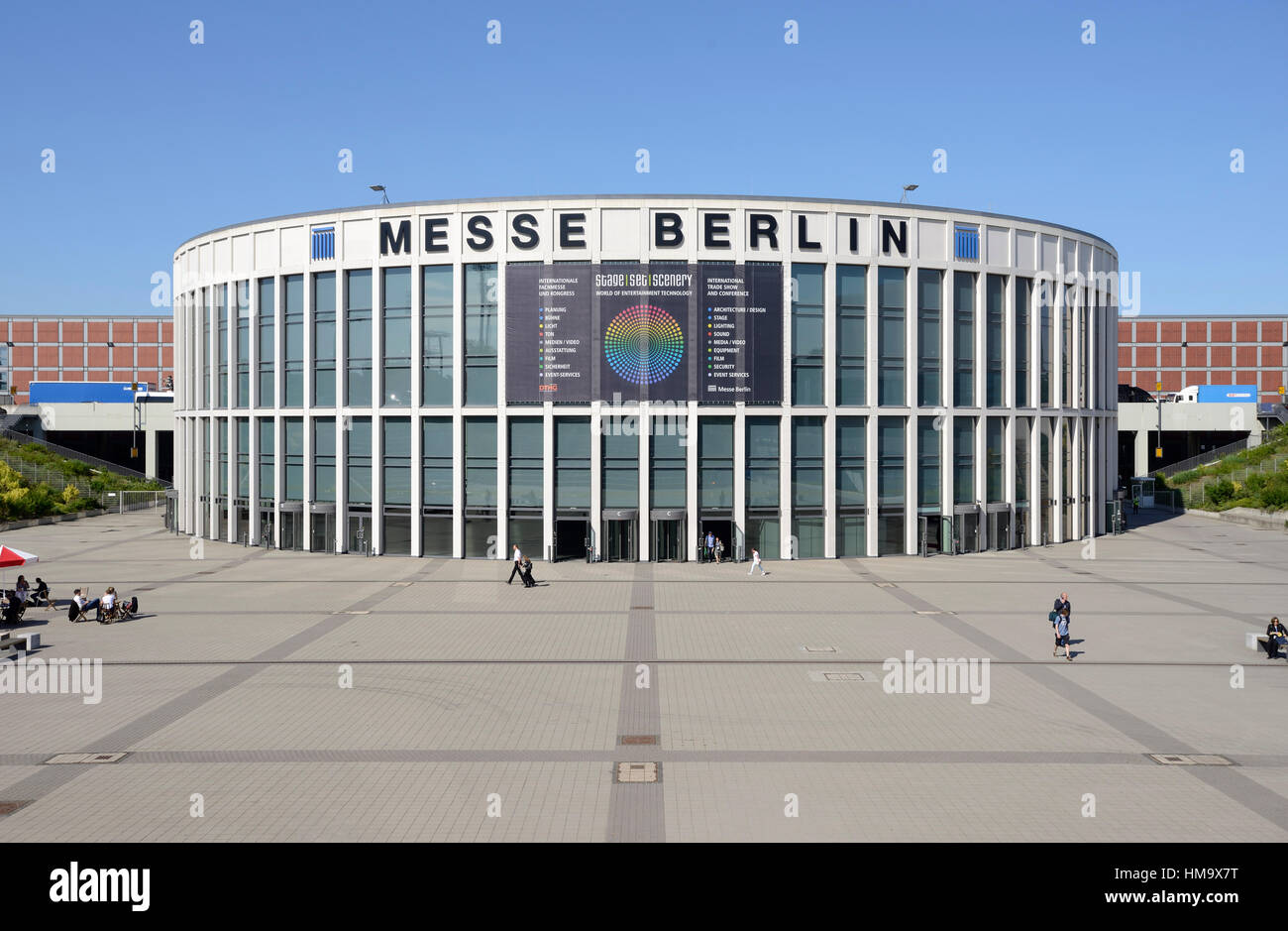 Messe Berlin fairgrounds, Messehalle, Messegelände, Jafféstraße ...