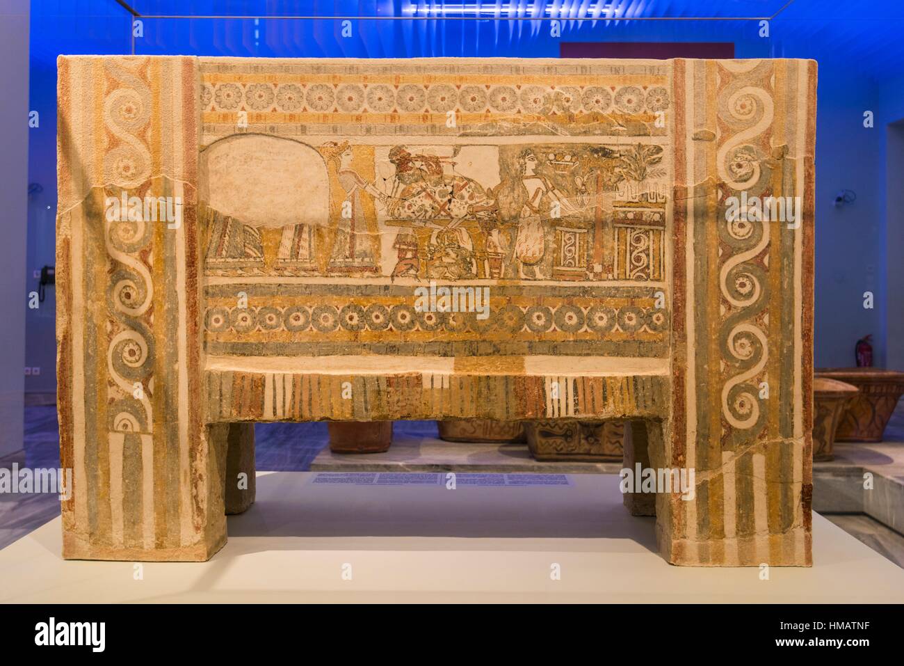Hagia triada sarcofago immagini e fotografie stock ad alta risoluzione ...