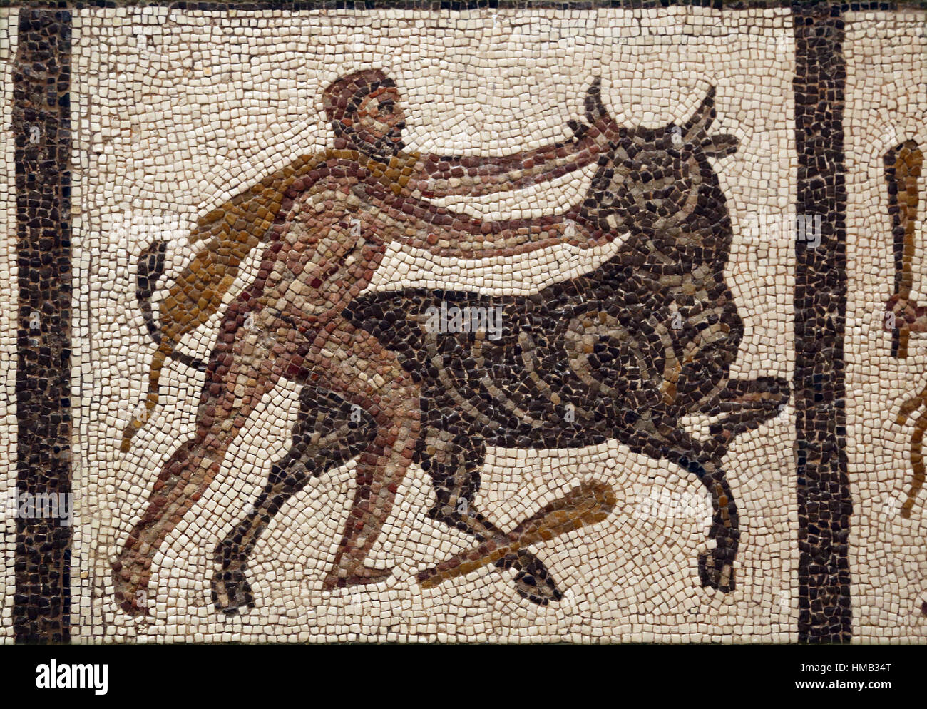 Mosaico romano con le Fatiche di Ercole. Mosaico romano. Le Fatiche di ...