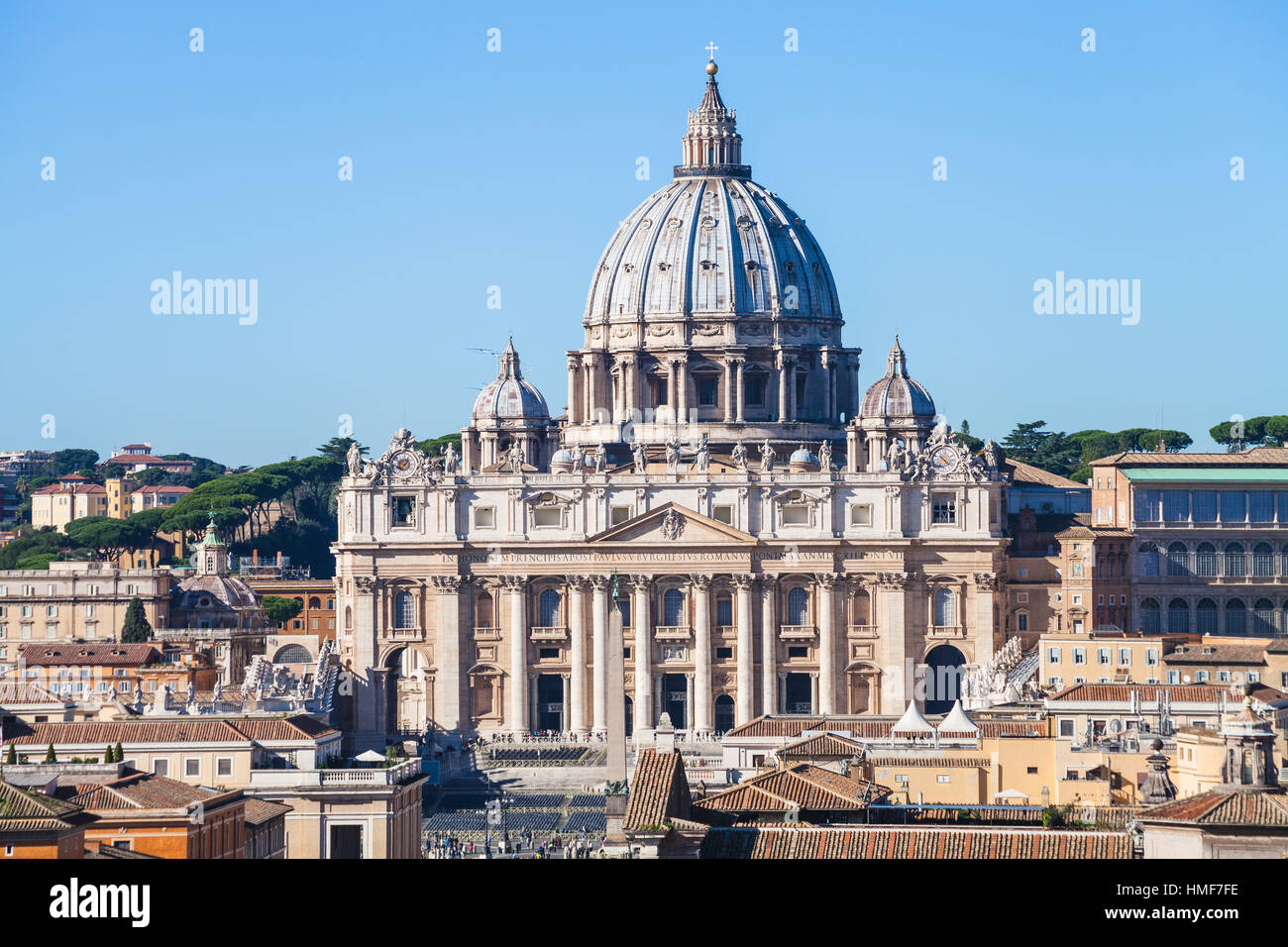 Basilica papale di san pietro dall'alto immagini e fotografie stock ad ...