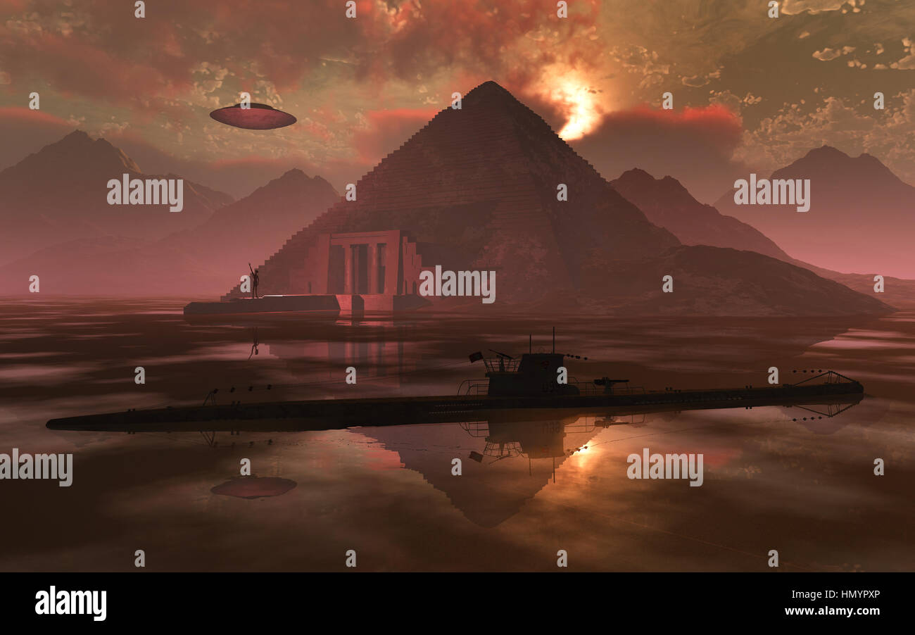 Il segreto nazista Base aliena 211 situato all'Antartico Foto stock - Alamy