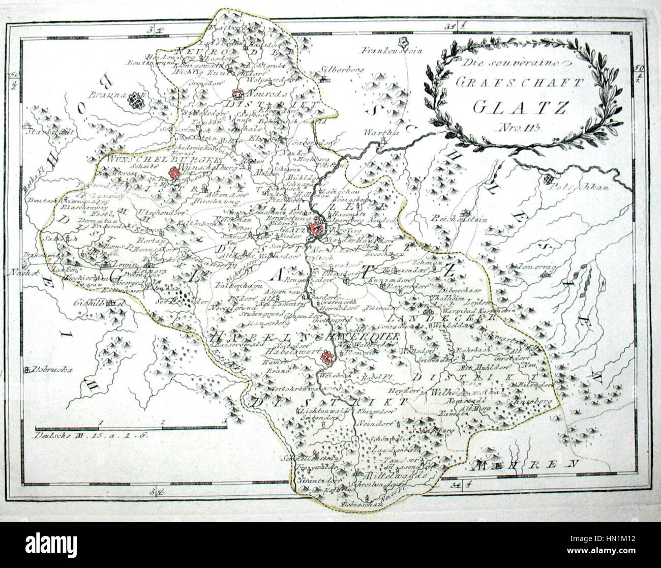 Vecchia mappa della slesia immagini e fotografie stock ad alta ...