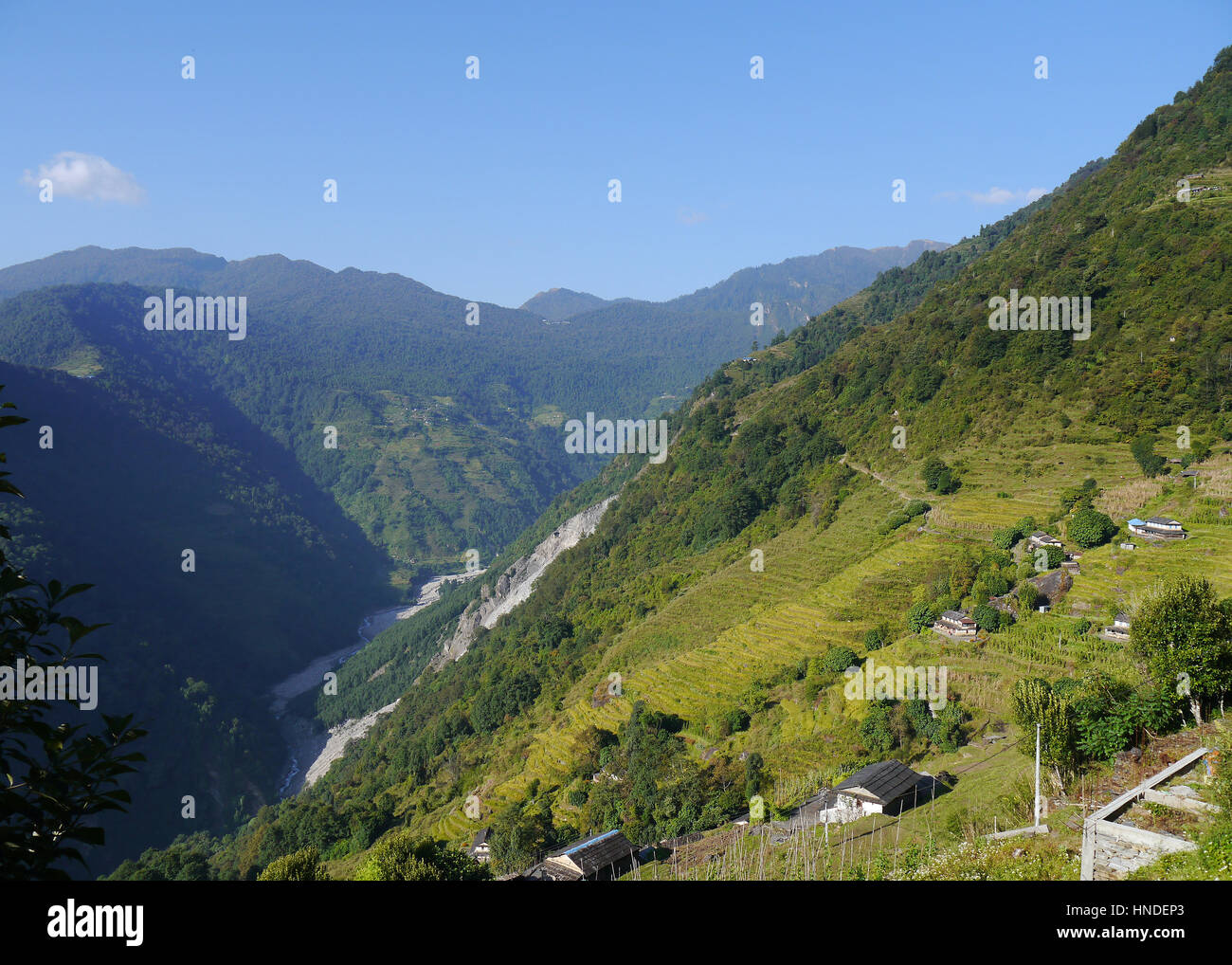 Chomrong village immagini e fotografie stock ad alta risoluzione - Alamy