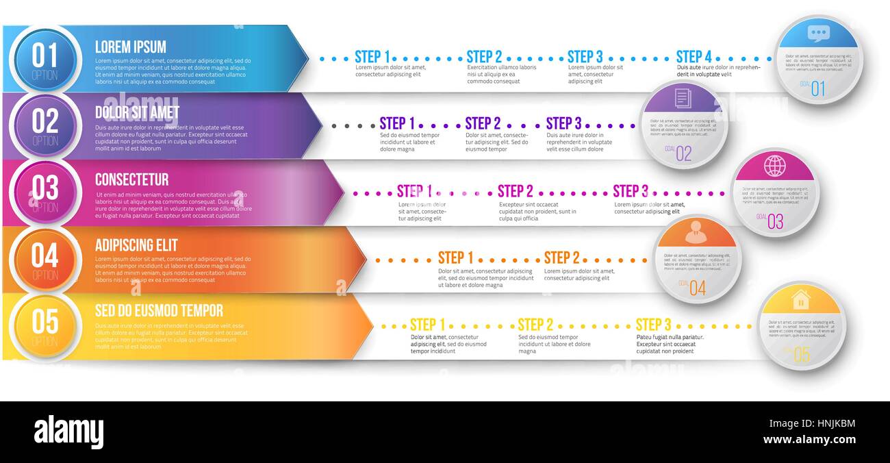Infografica timeline immagini e fotografie stock ad alta risoluzione ...