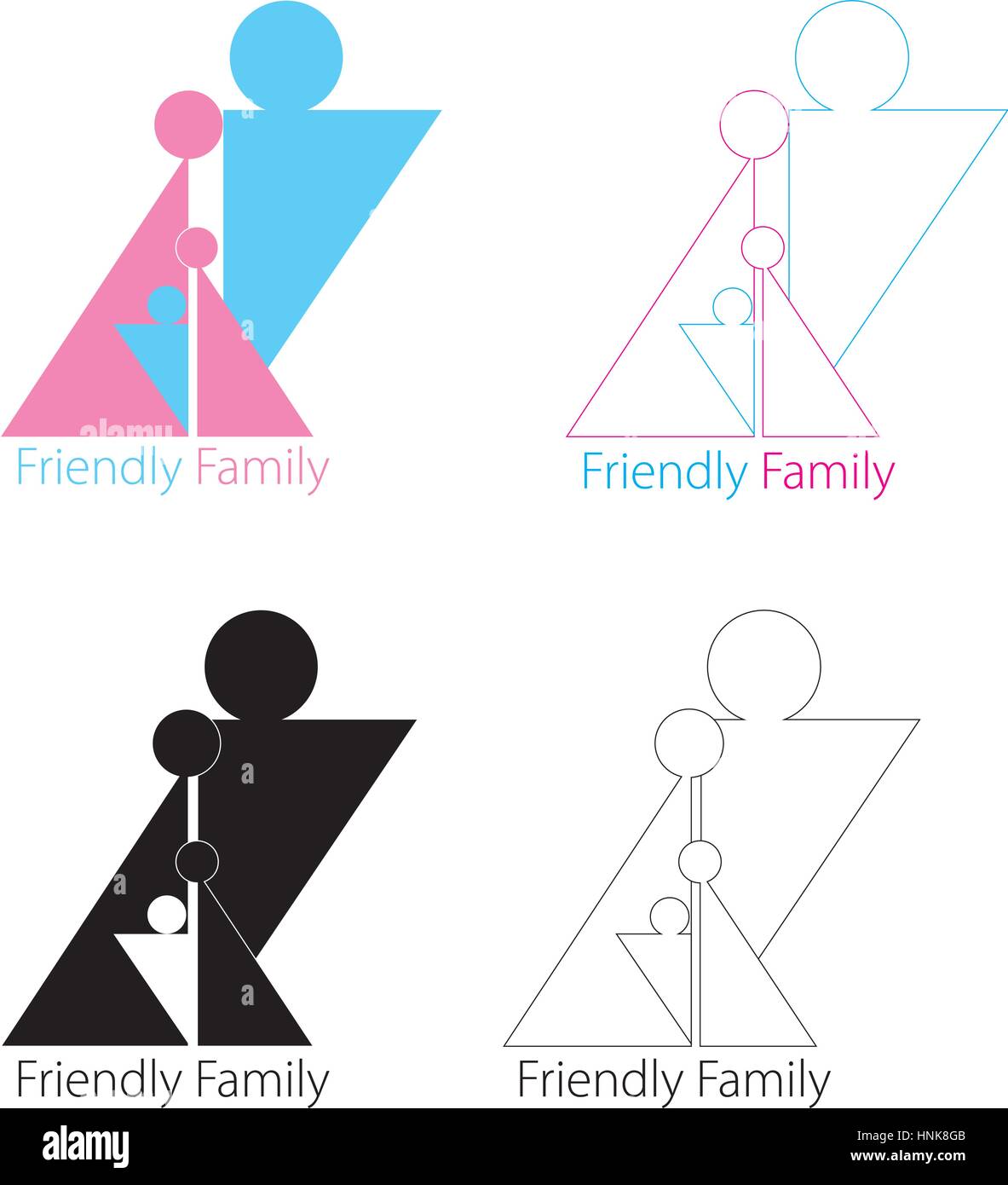 Gruppo persone stilizzate immagini e fotografie stock ad alta ...