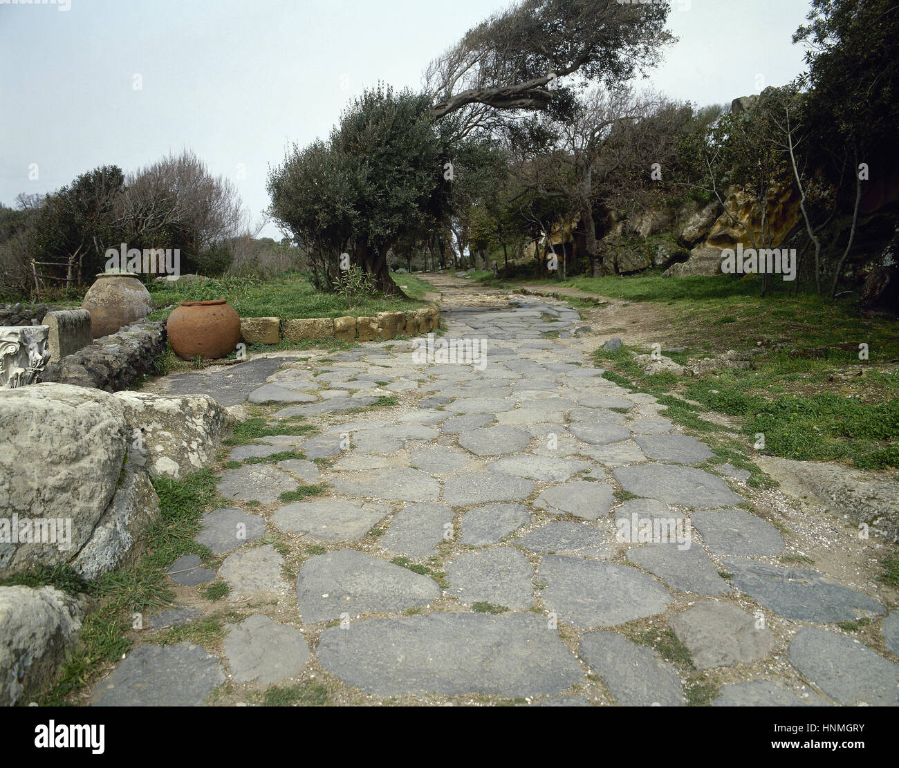 Magna Graecia. Cuma. Colonia greca fondata nel VIII secolo A.C. Vista ...