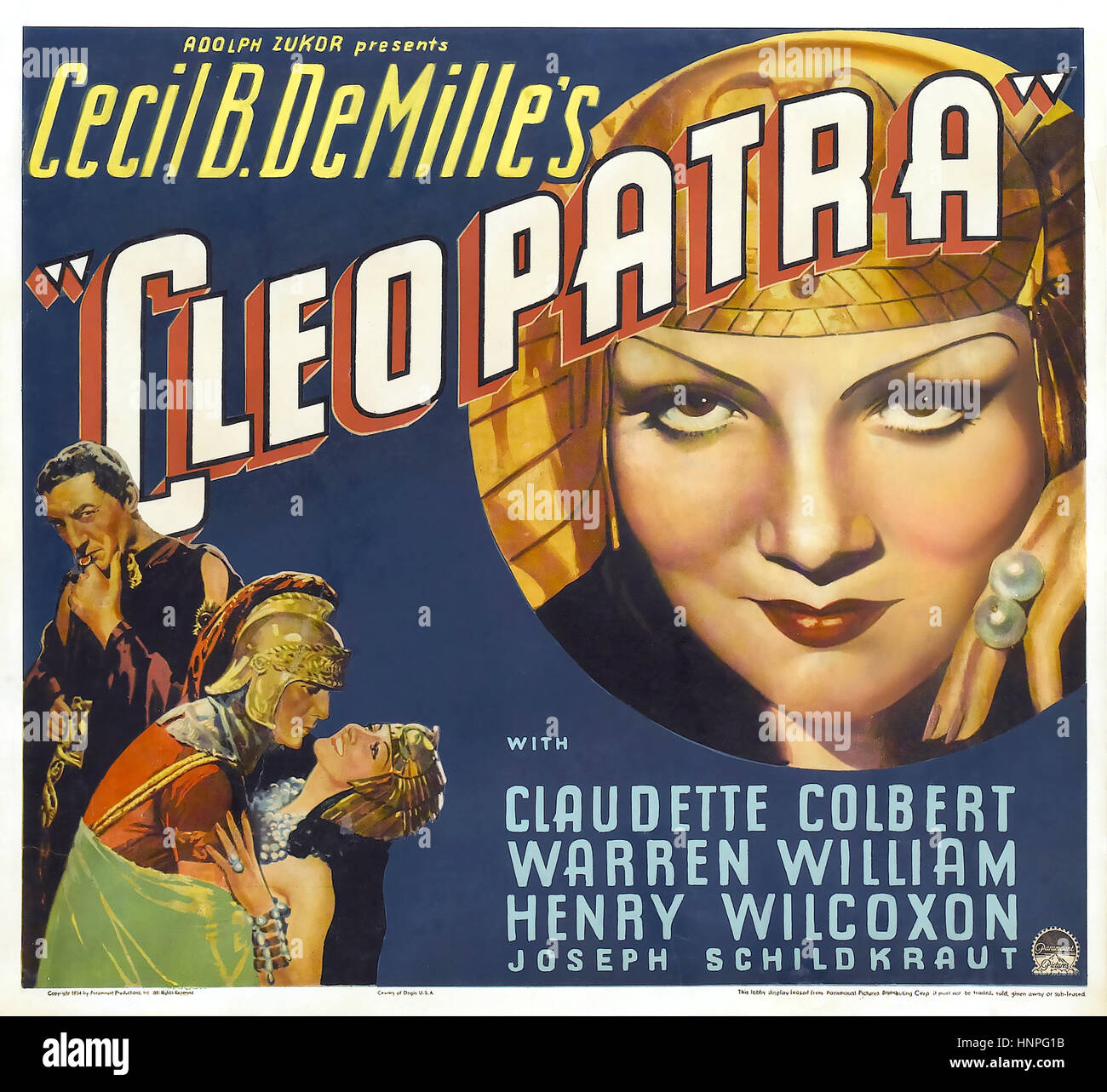 Cleopatra 1934 paramount film claudette immagini e fotografie stock ad alta risoluzione - Alamy