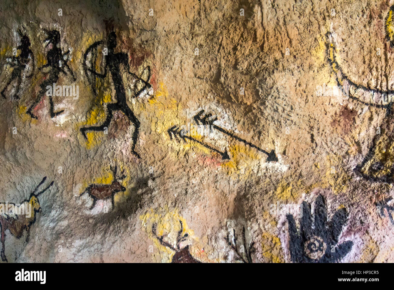 Graffiti preistorici rupestri immagini e fotografie stock ad alta ...