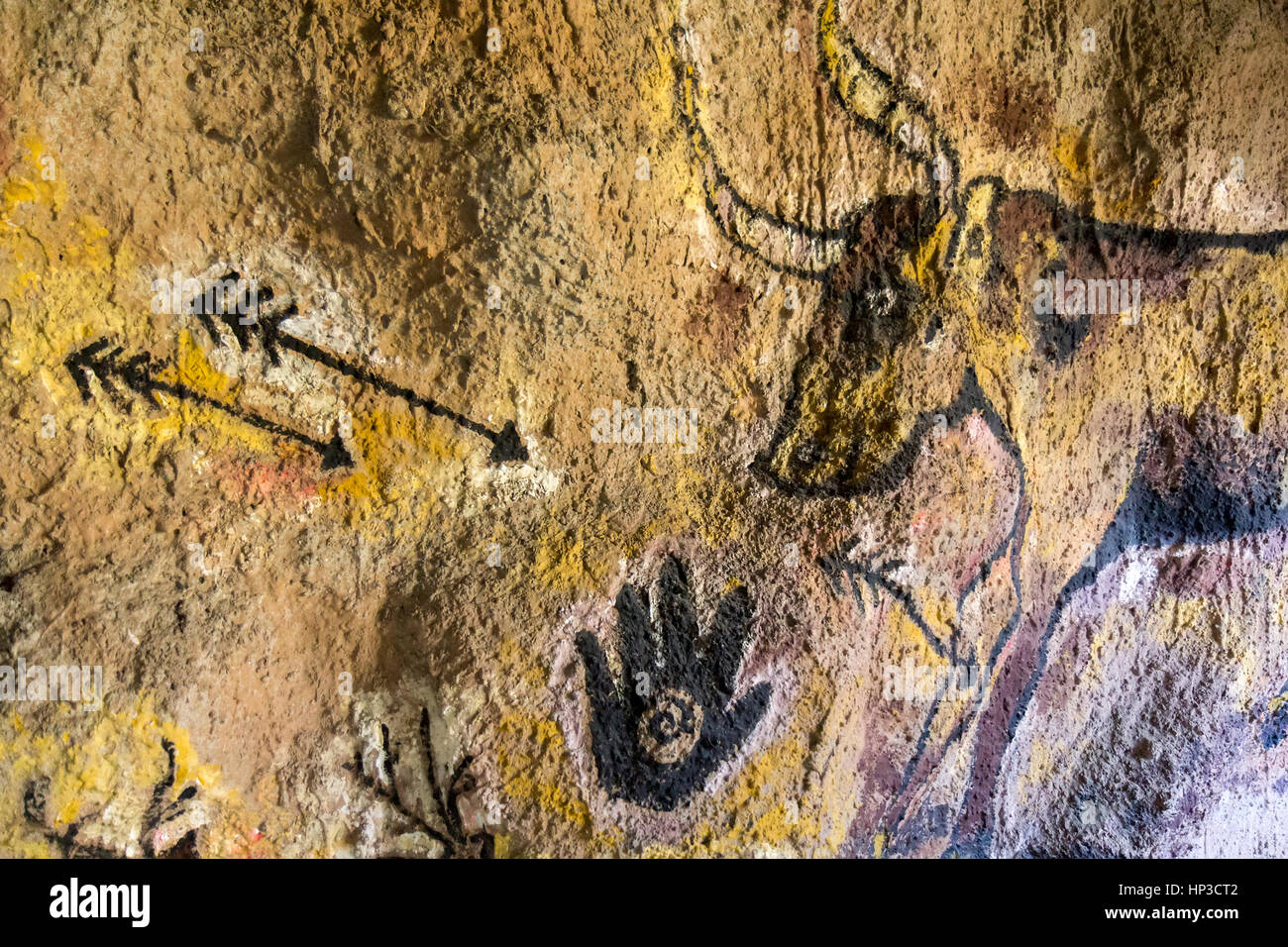 Graffiti preistorici rupestri immagini e fotografie stock ad alta ...