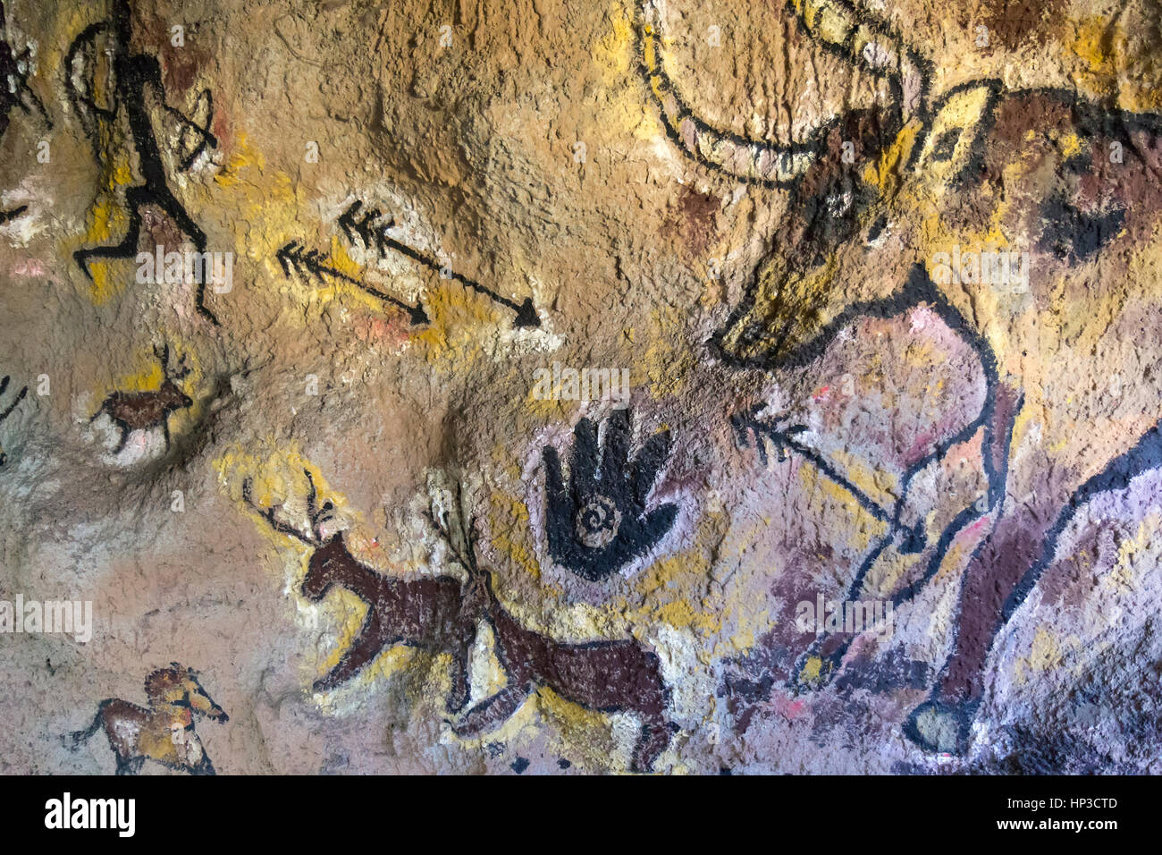 Graffiti preistorici rupestri immagini e fotografie stock ad alta ...