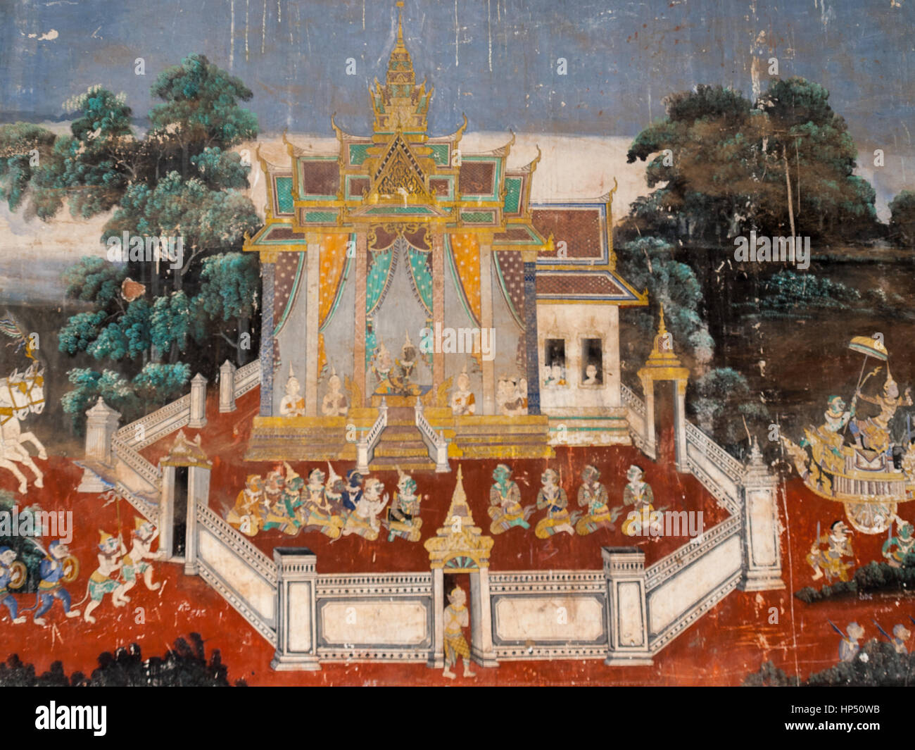 Ramayana royal palace phnom penh immagini e fotografie stock ad alta ...