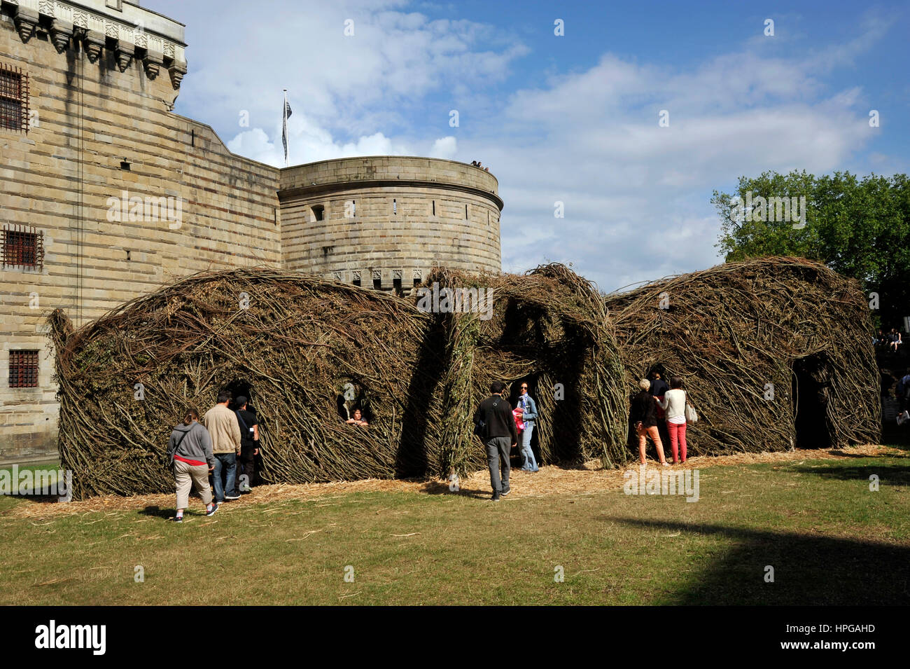 Francia, Loire-Atlantique, Nantes, terra-arte creata dall'artista ...