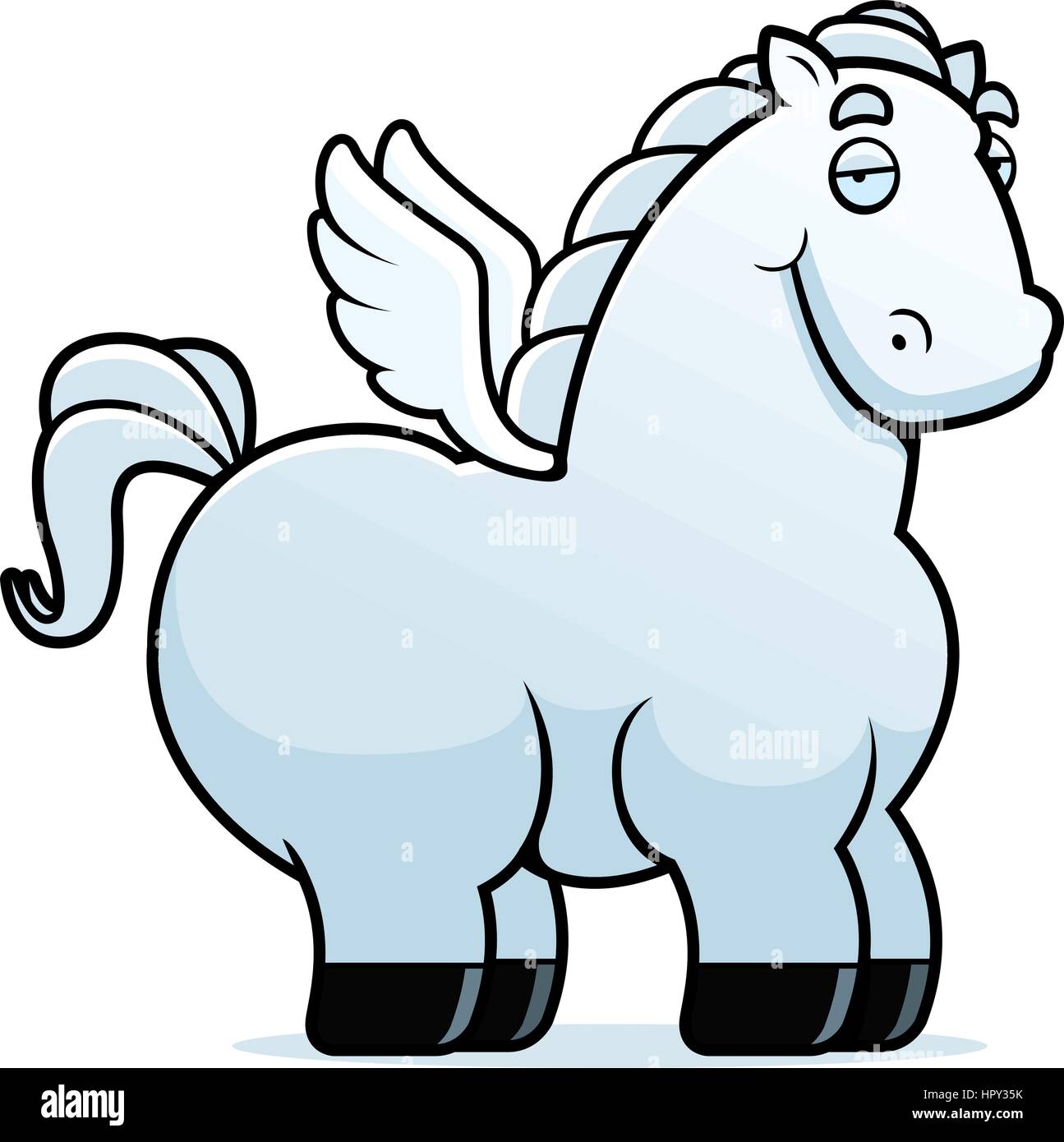 Pegaso il cavallo alato Immagini Vettoriali Stock - Alamy