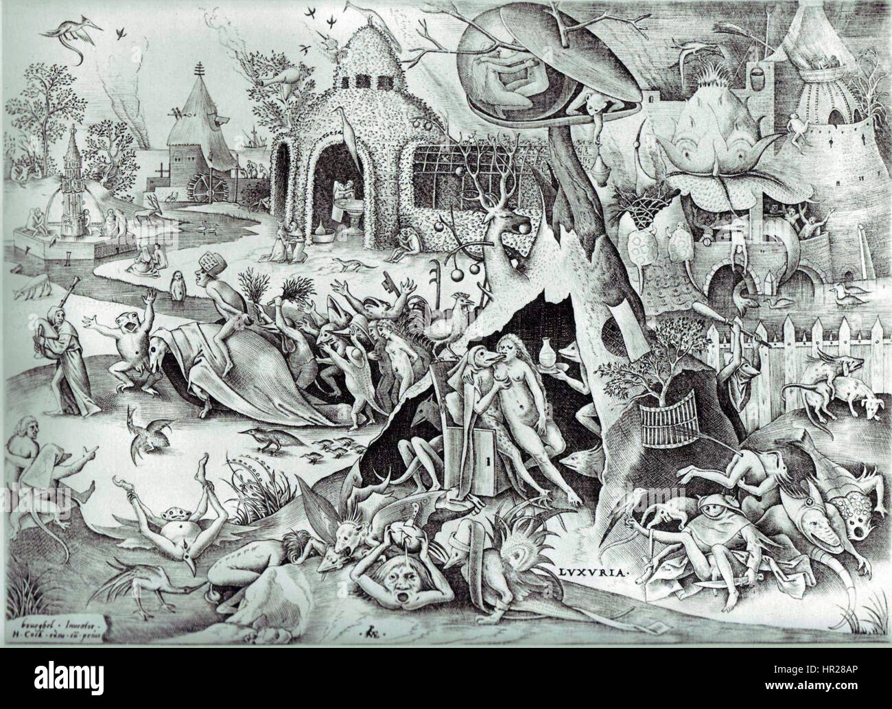 Pieter bruegel sette peccati capitali immagini e fotografie stock ad alta risoluzione - Alamy