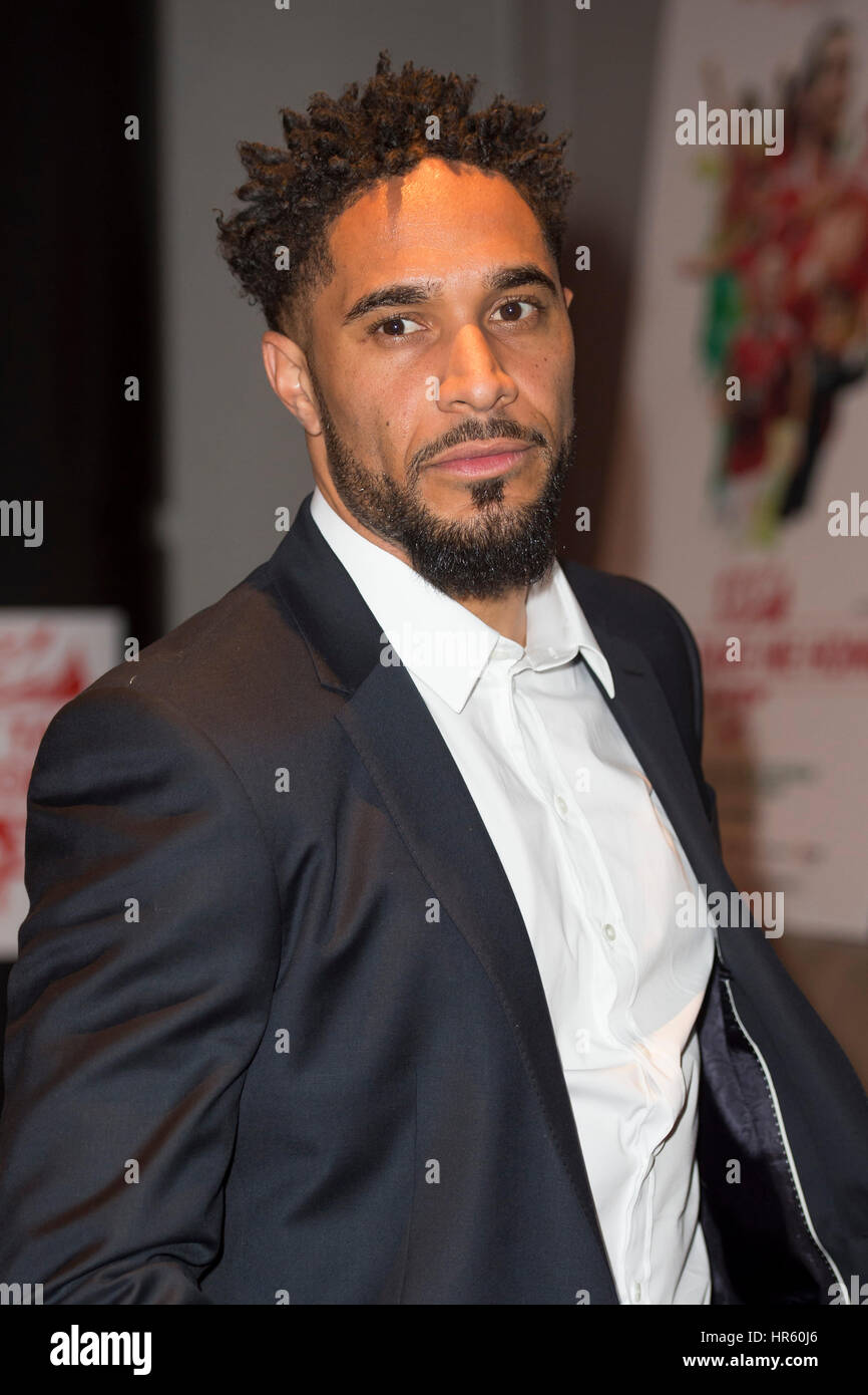 Il gallese capitano Ashley Williams assiste la premiere del Regno Unito ...
