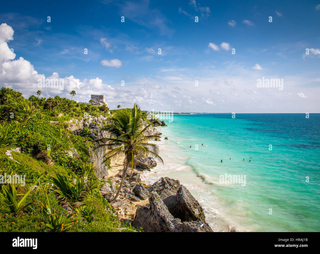 Piramide El Castillo Tulum Immagini e Fotos Stock - Alamy