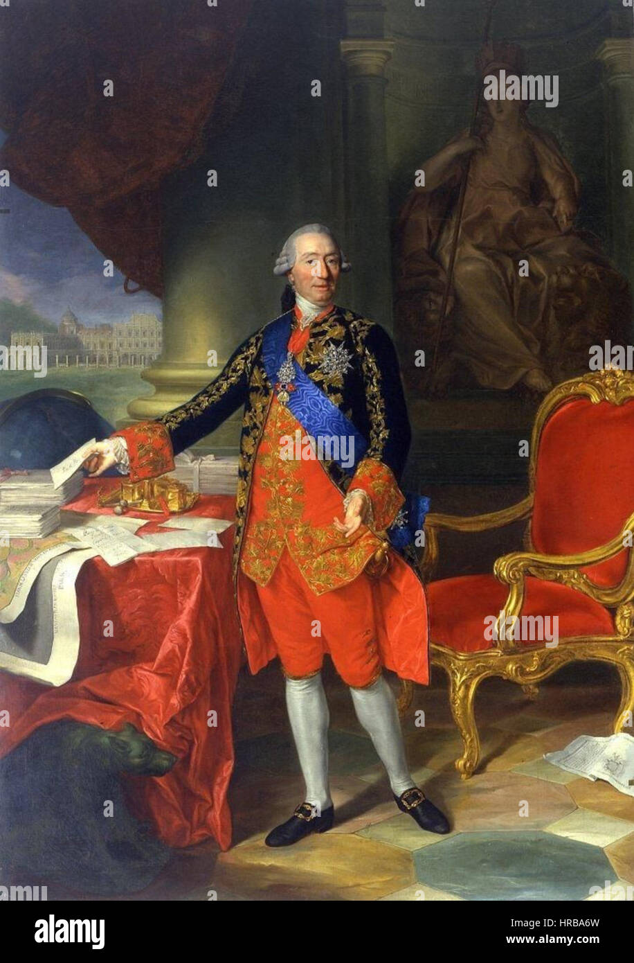 Ritratto del duca Paolo Gerolamo Grimaldi Foto stock - Alamy