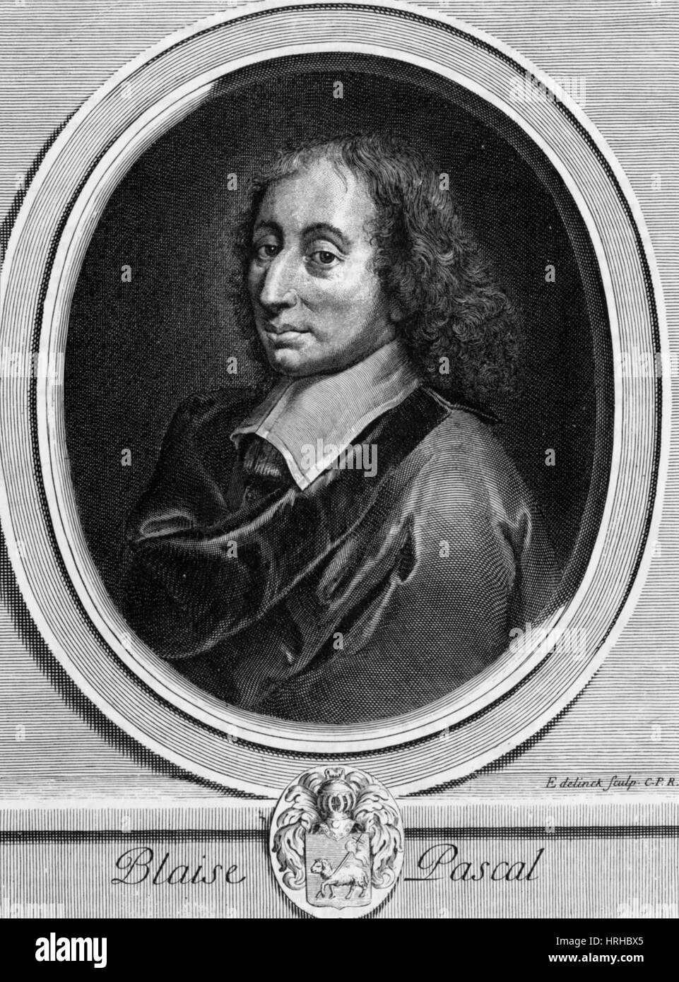 Blaise pascal 1623 1662 matematico francese Foto e Immagini Stock in ...