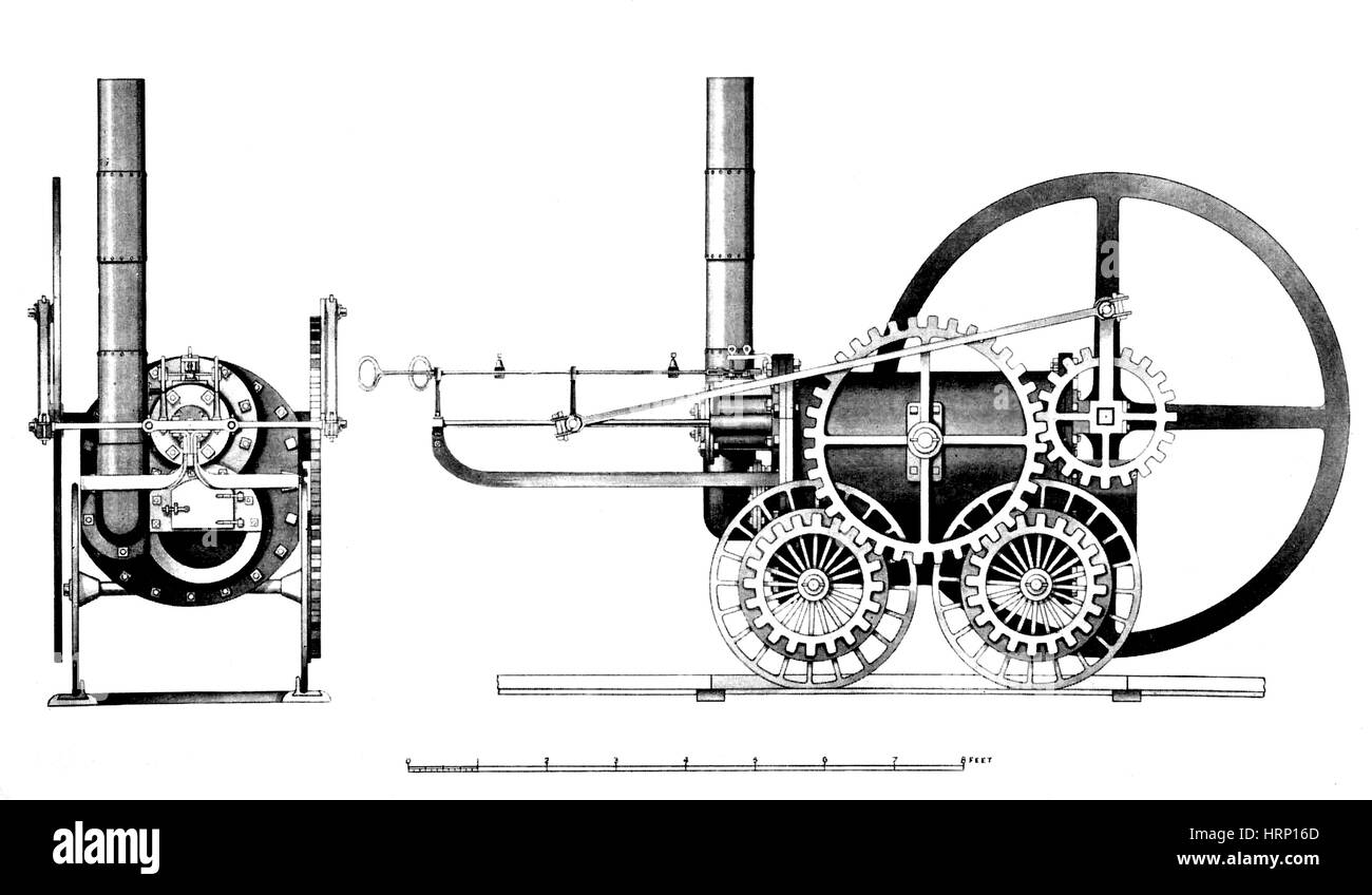Richard trevithick steam locomotive immagini e fotografie stock ad alta ...