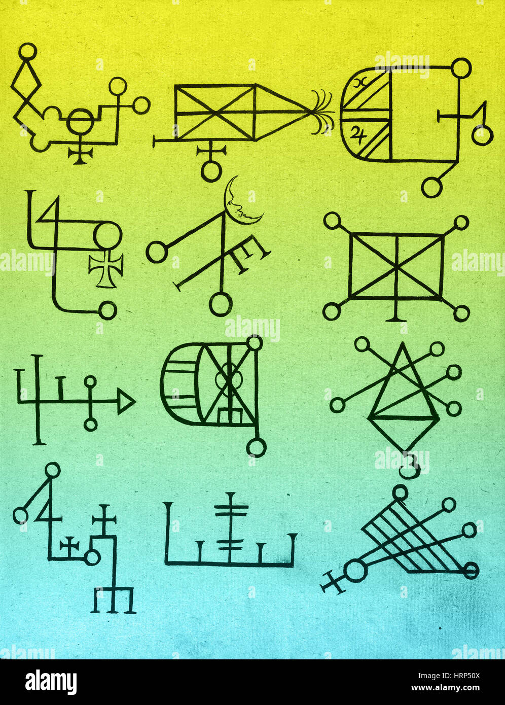 Simboli cabalistici immagini e fotografie stock ad alta risoluzione - Alamy