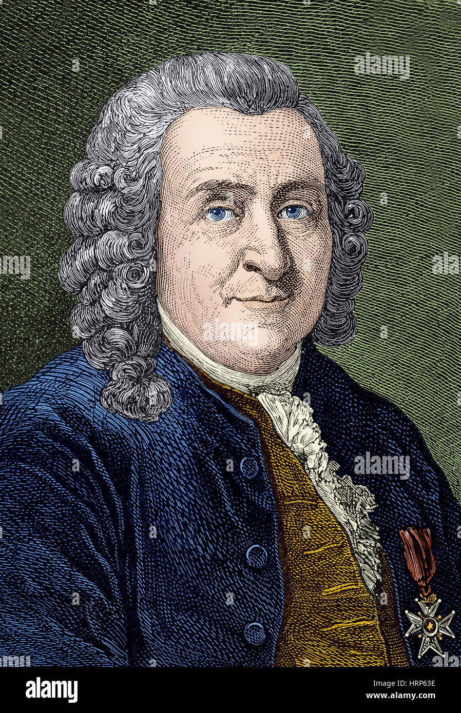 Carlo Linneo, botanico svedese Foto stock - Alamy