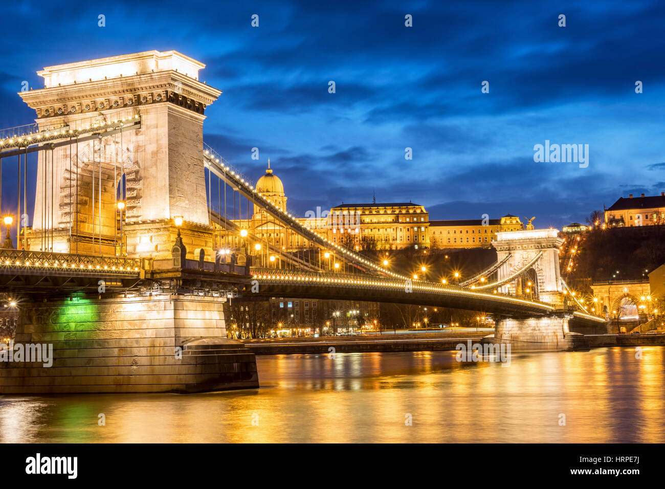 Budapest famoso ponte delle catene immagini e fotografie stock ad alta ...