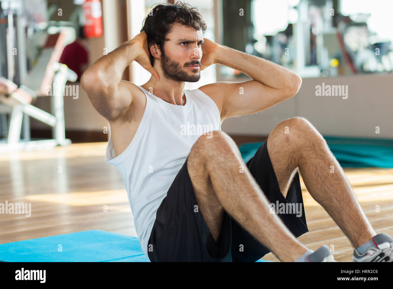 Fitness model and bodybuilding for men immagini e fotografie stock ad ...