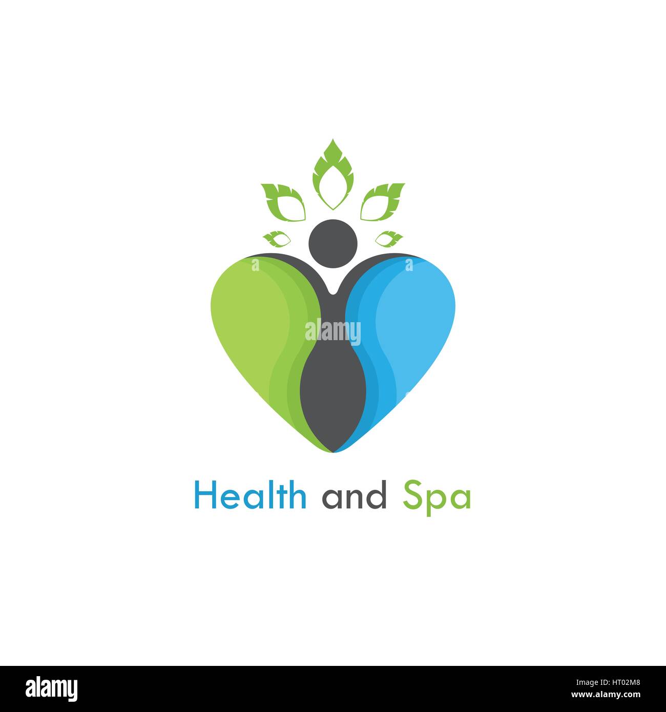 Health & Spa vector logo design template.Healthcare & Medical simbolo a ...