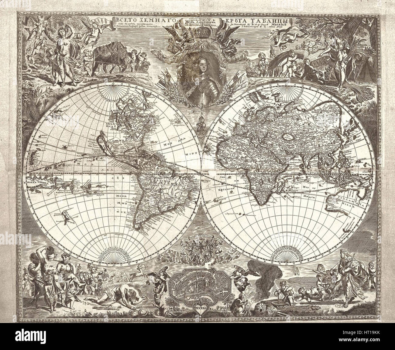 Mappa dell'emisfero mappa immagini e fotografie stock ad alta ...