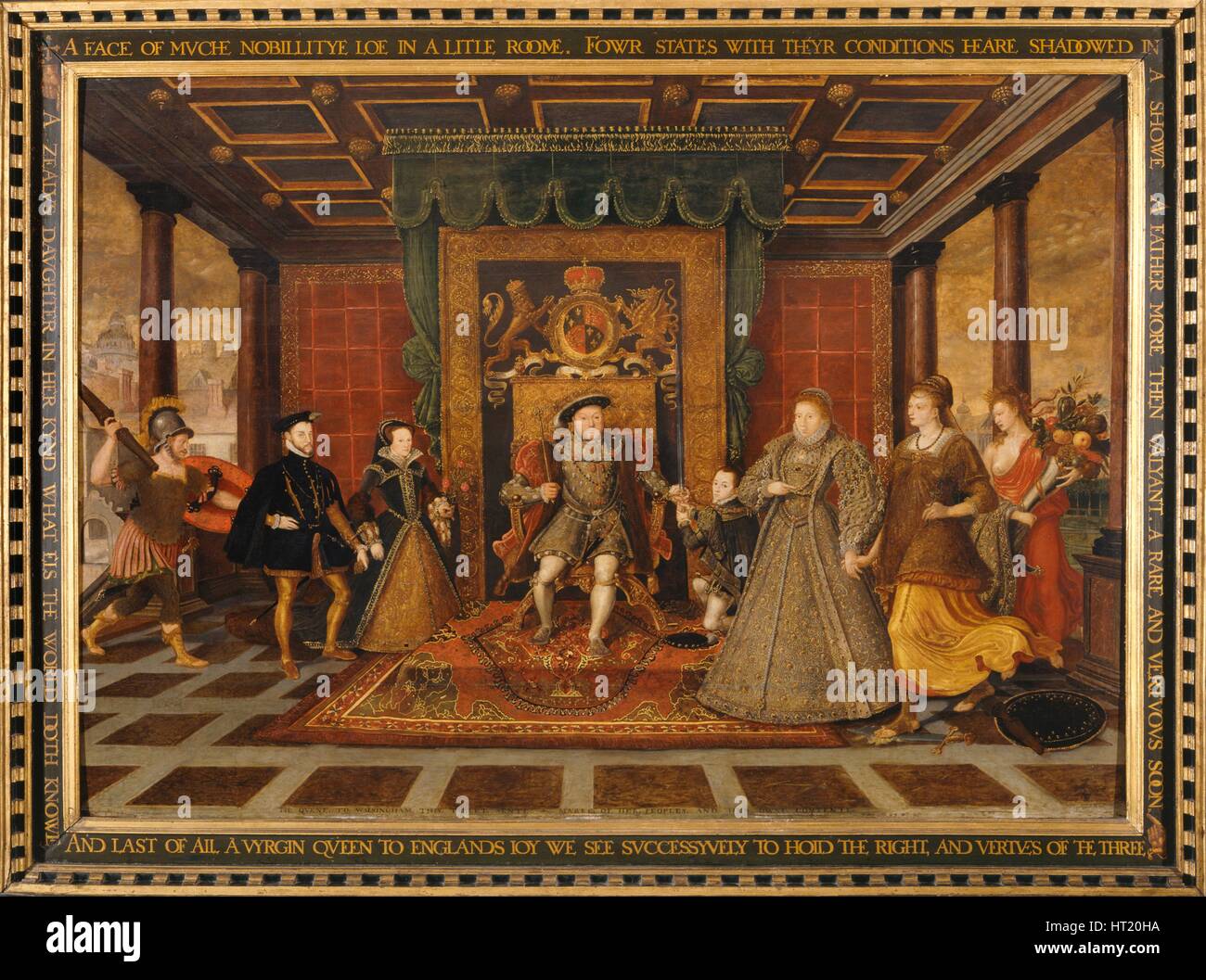 "La famiglia di Henry VIII: Allegoria della successione Tudor', 1572 ...