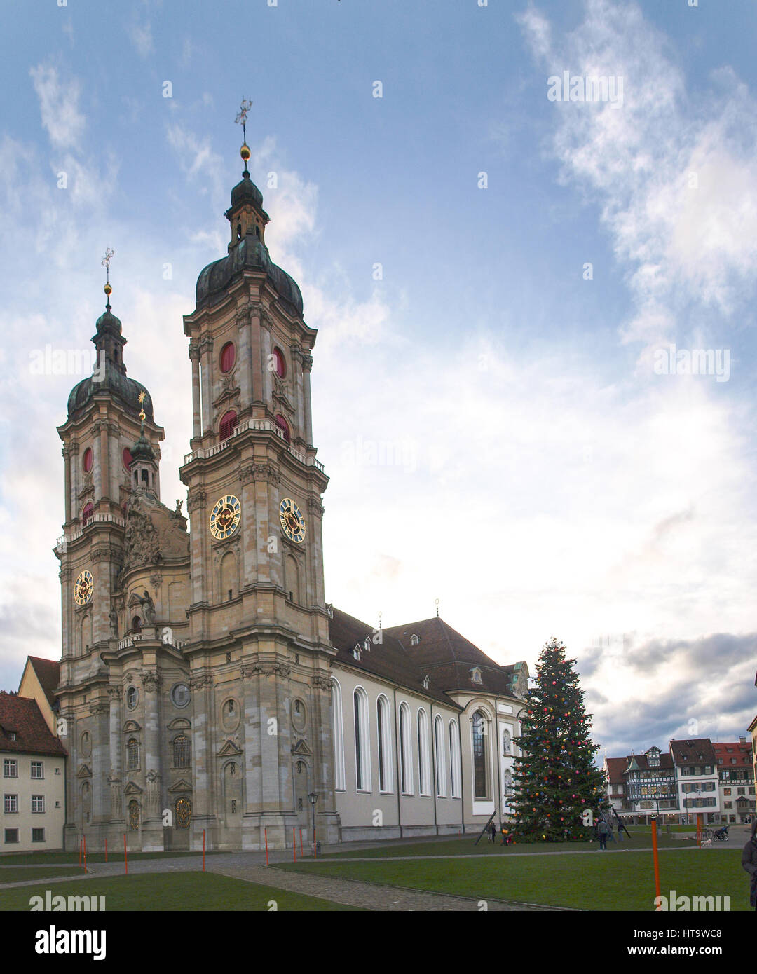 San Gallo, Svizzera - 30 novembre 2016: centro storico della città ...