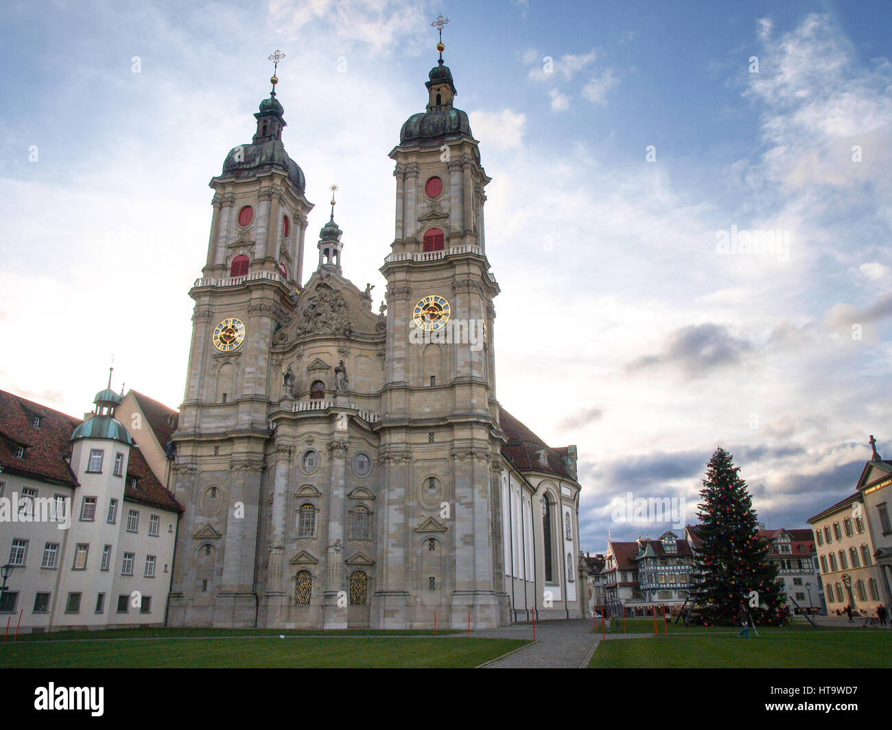 San Gallo, Svizzera - 30 novembre 2016: centro storico della città ...
