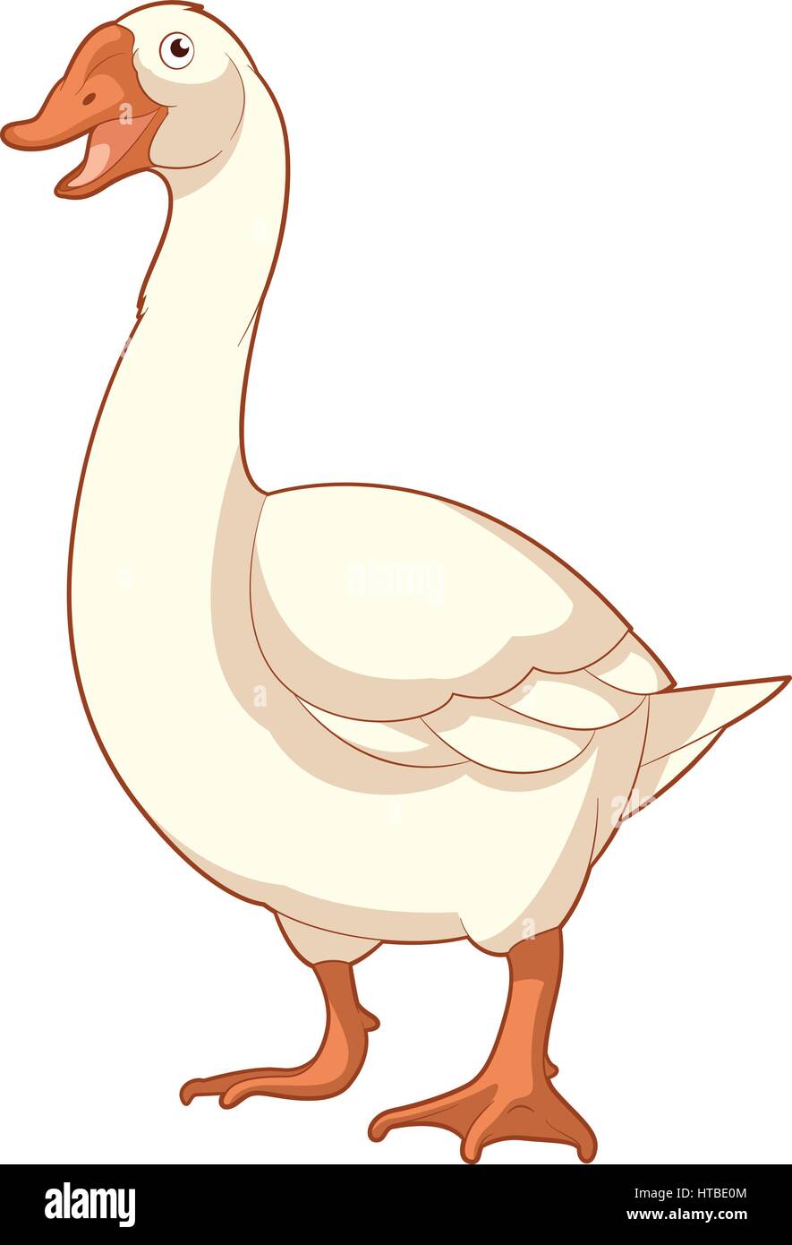 Cartoon illustration funny comic duck immagini e fotografie stock ad ...