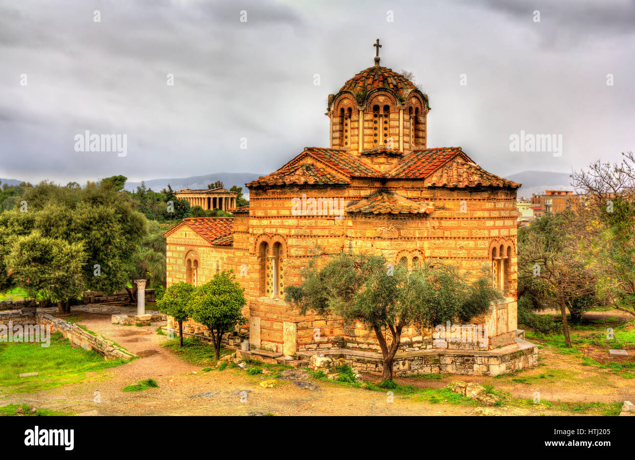 Santa chiesa dei santi apostoli di solakis immagini e fotografie stock ...