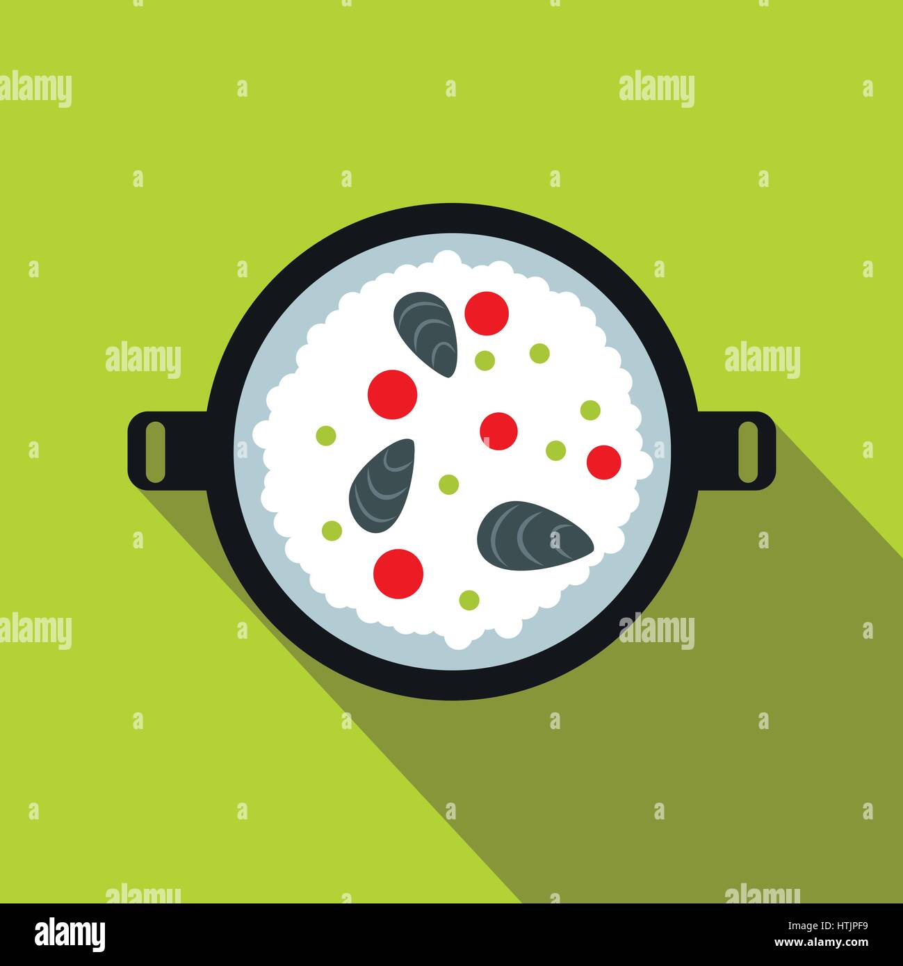 Piatto tipico cucina spagnola Immagini Vettoriali Stock - Alamy