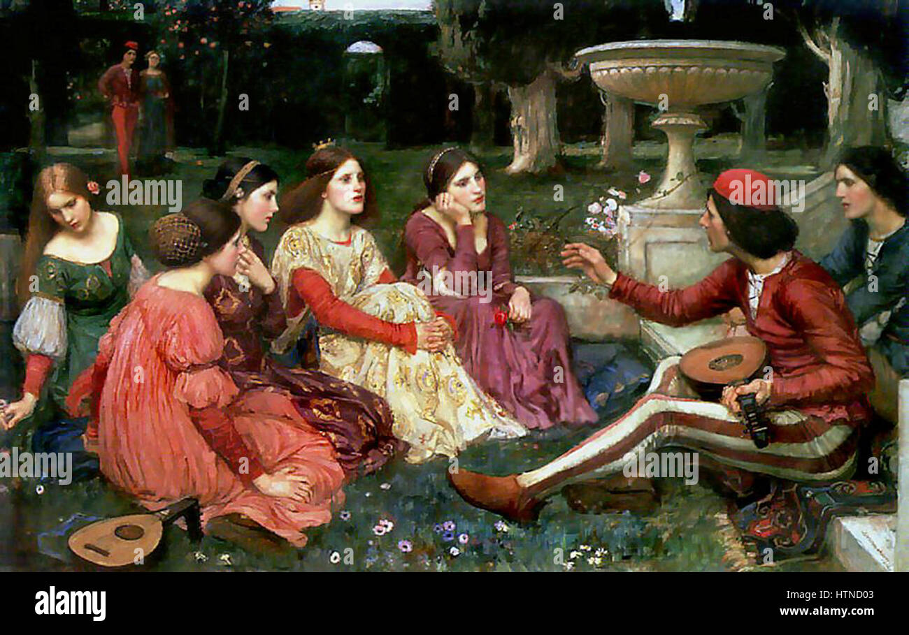 Decameron painting immagini e fotografie stock ad alta risoluzione - Alamy