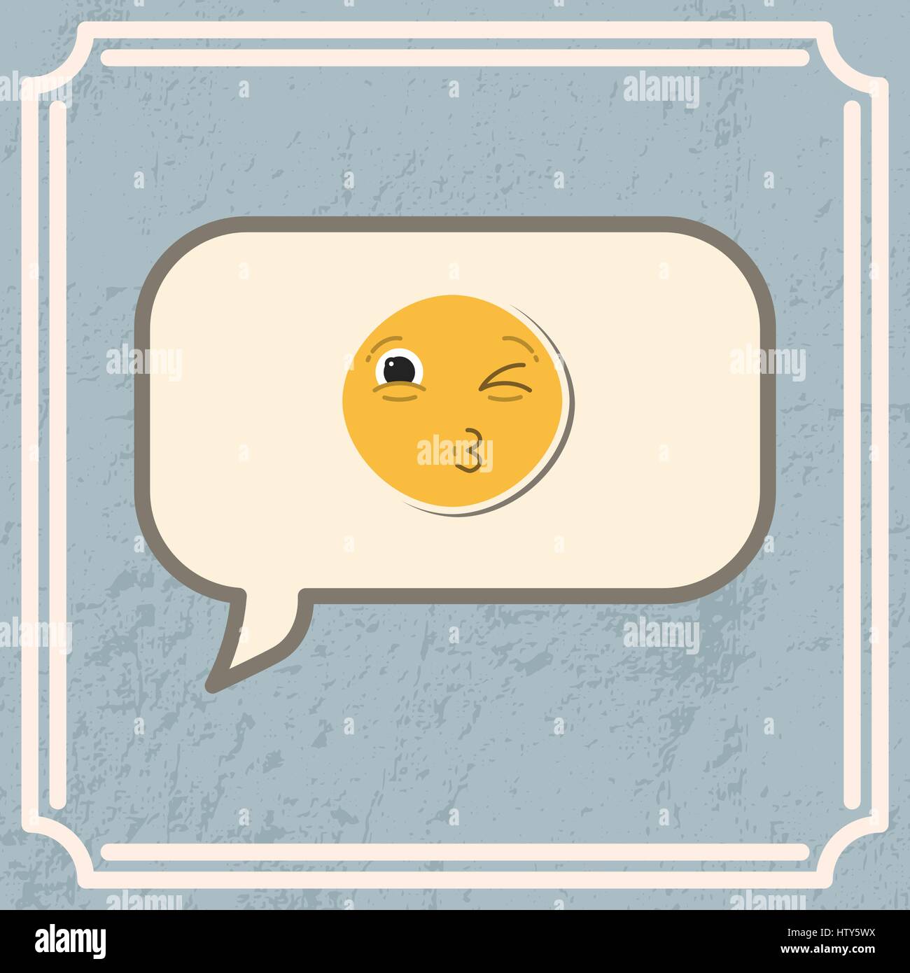 Bacio Emoji Immagini Vettoriali Stock - Alamy