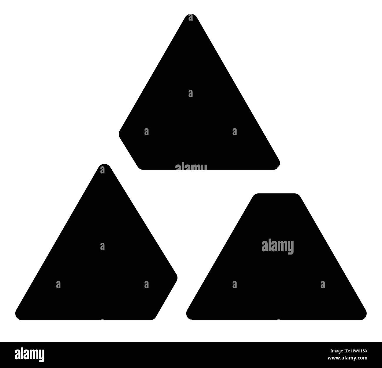 Logo triangolo / simbolo - Apertura come forma di triangolo Immagine e ...