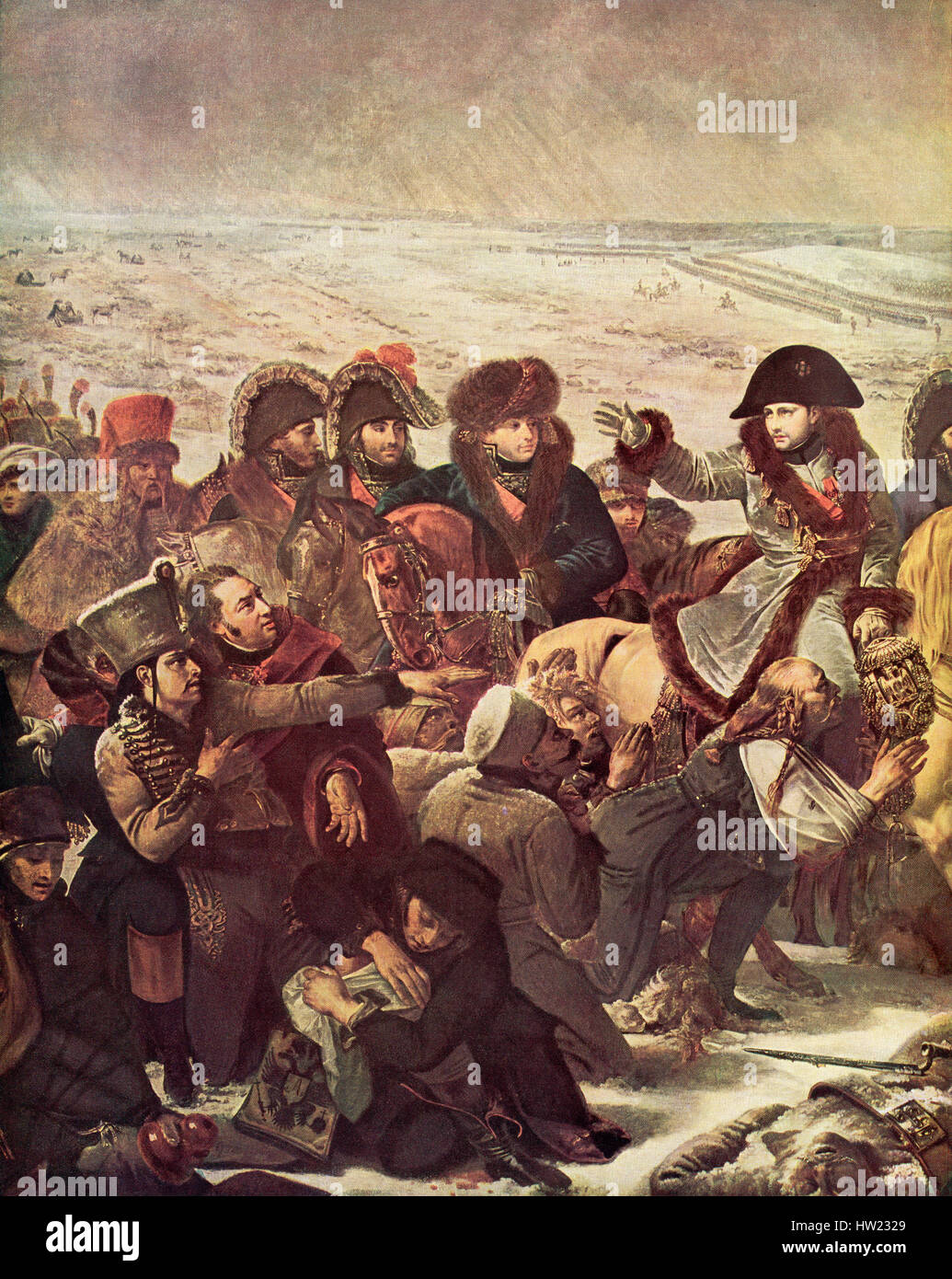 Dettaglio del dipinto da Antoine-Jean Gros aka Baron Gros, Napoléon sul ...