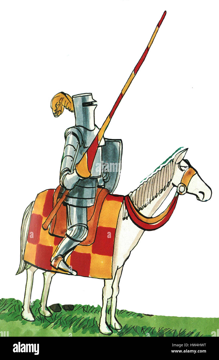 Illustrazione di cavaliere a cavallo immagini e fotografie stock ad ...